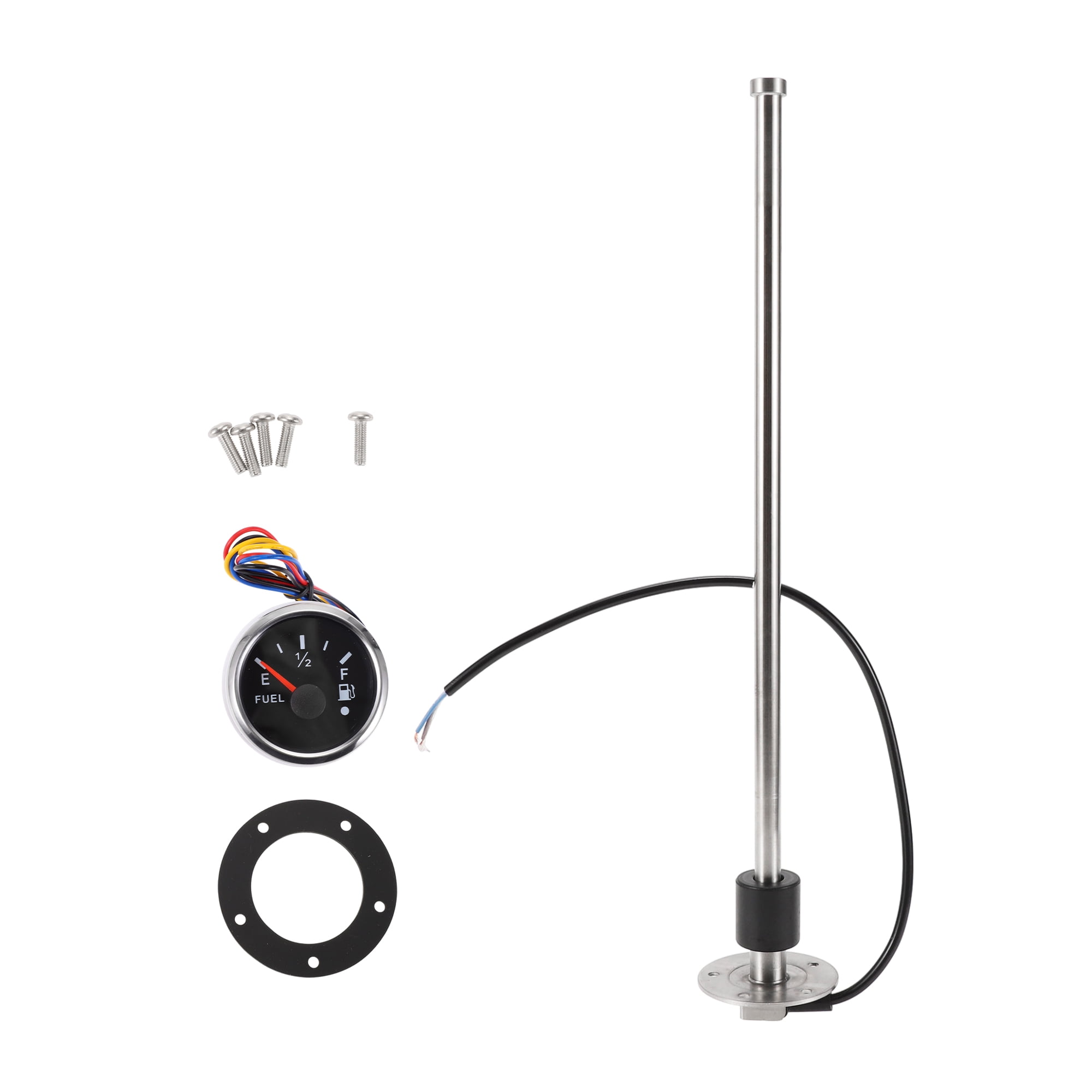 Unique Bargains Fuel Sending Unit and Gauge Kit 16.93" Length Boat Fuel ...