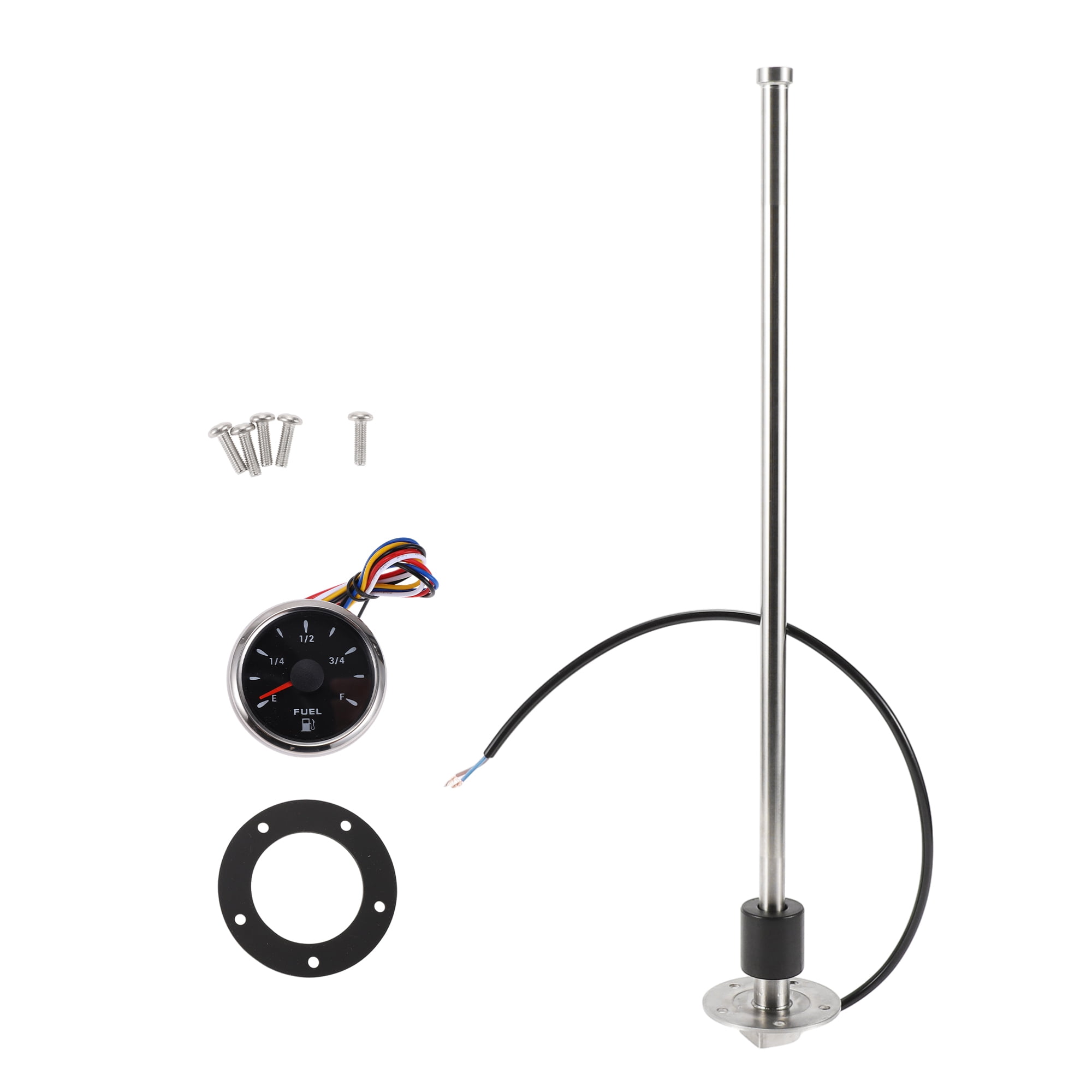Unique Bargains Fuel Sending Unit and Gauge Kit 18.7" Length Boat Fuel ...