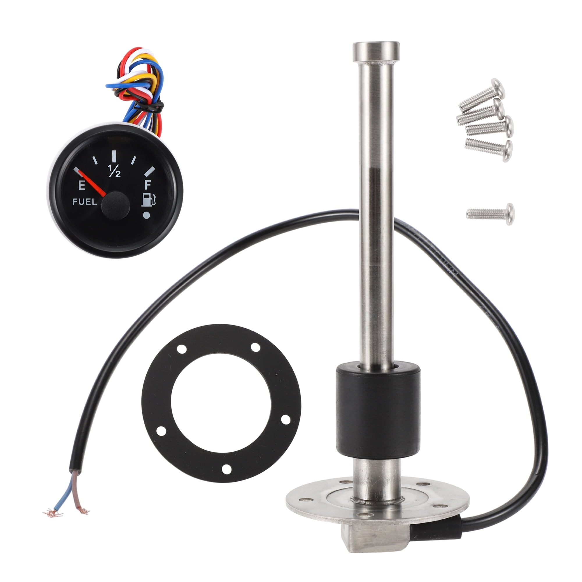 Unique Bargains Fuel Sending Unit and Gauge Kit 190mm Length Boat Fuel ...