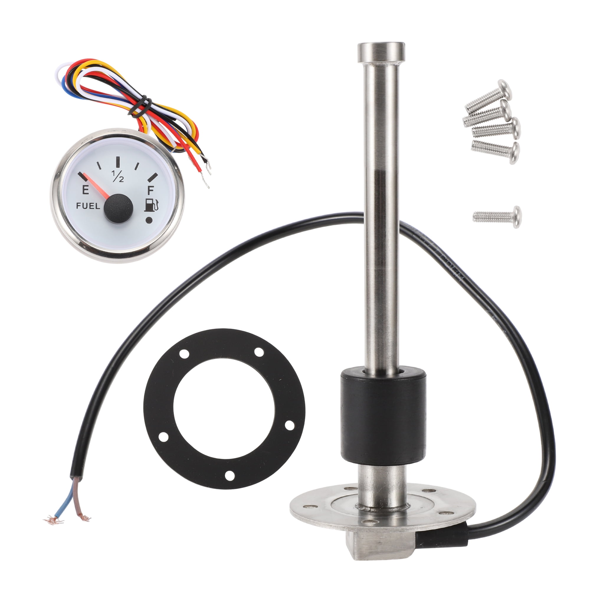Unique Bargains Fuel Sending Unit and Gauge Kit 190mm Length Boat Fuel ...