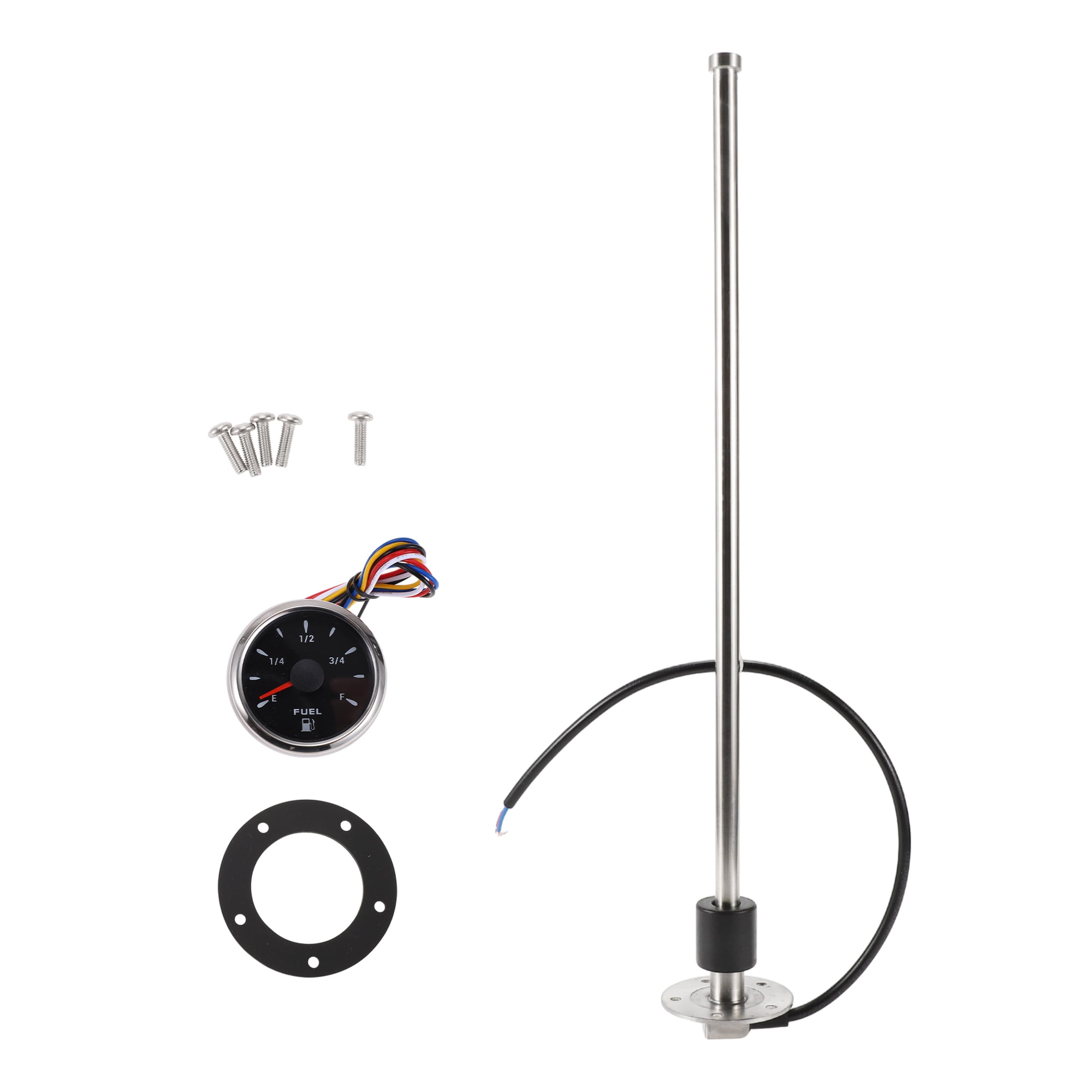 Unique Bargains Fuel Sending Unit and Gauge Kit 20.08" Length Boat Fuel ...