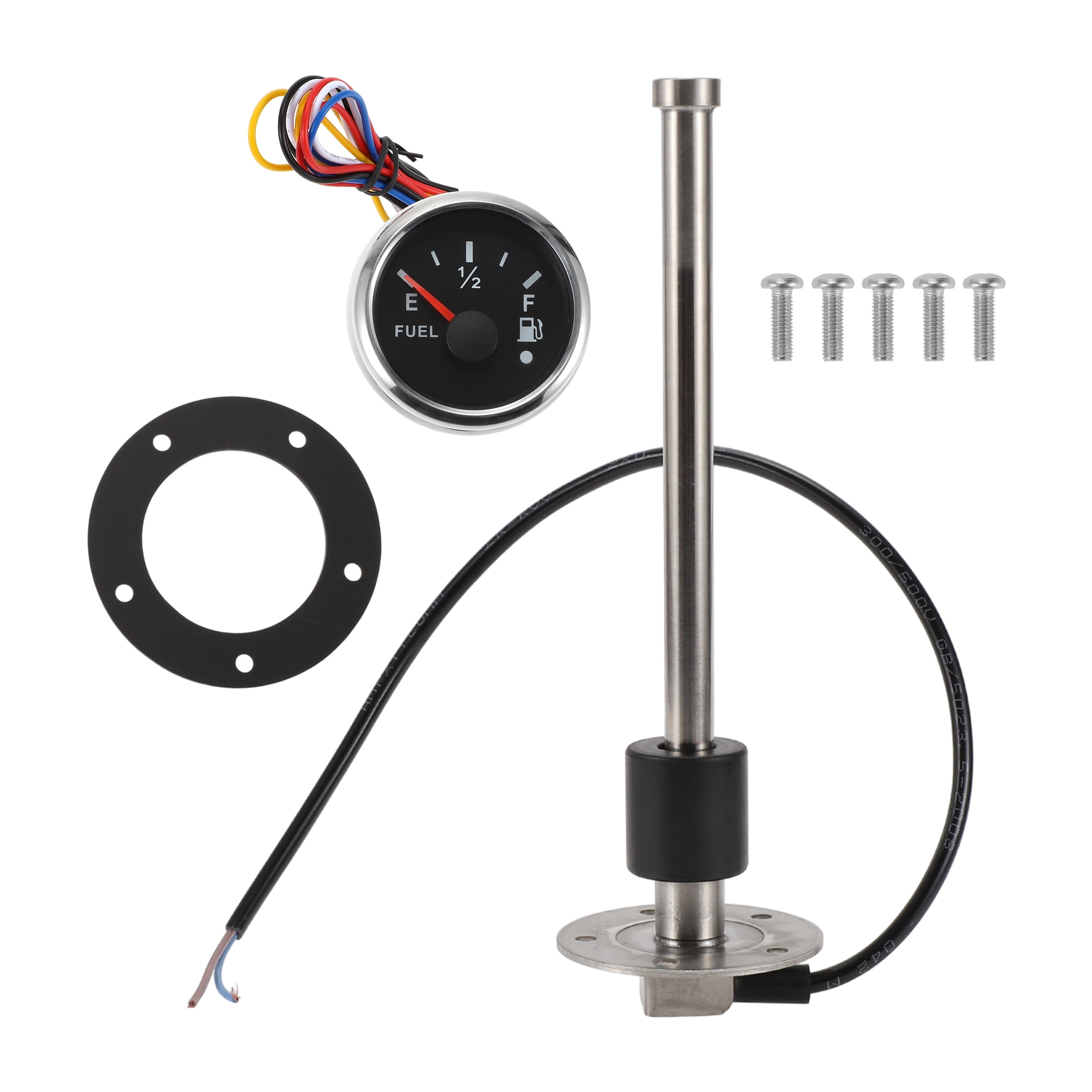 Unique Bargains Fuel Sending Unit and Gauge Kit 225mm Length Boat Fuel ...