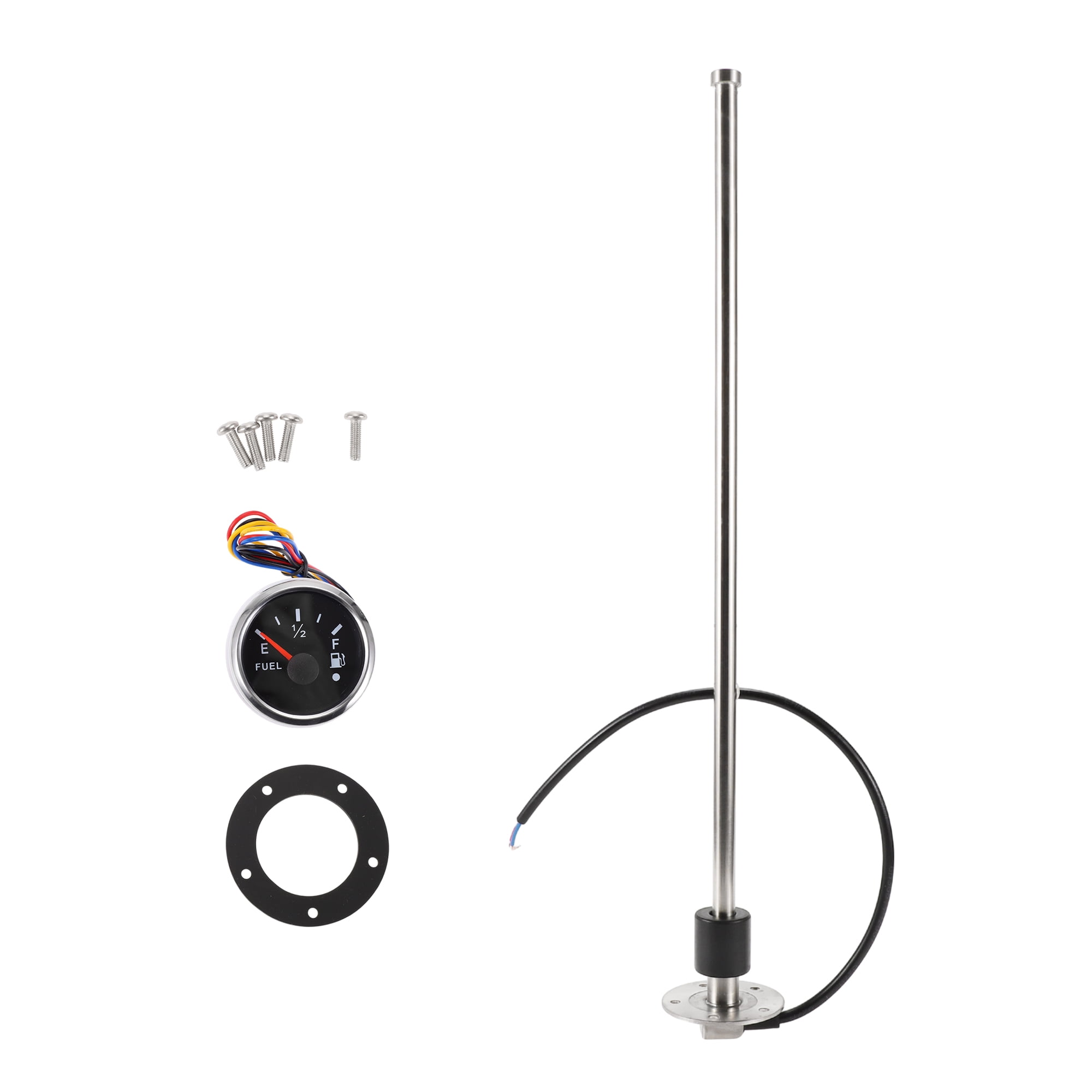 Unique Bargains Fuel Sending Unit and Gauge Kit 23.03" Length Boat Fuel ...