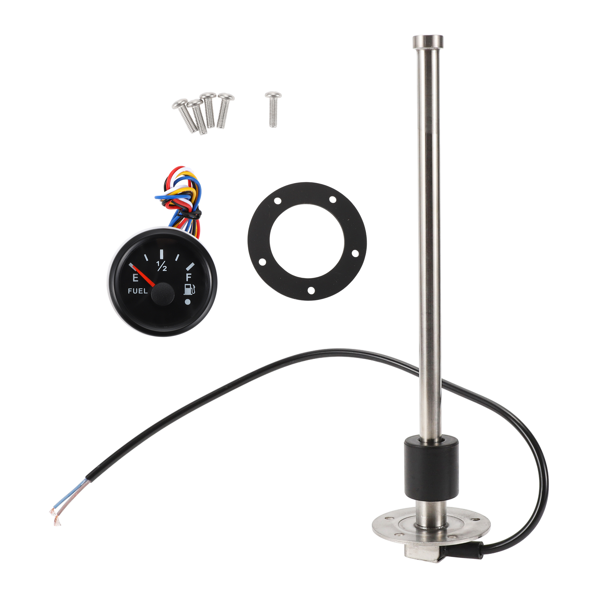 Unique Bargains Fuel Sending Unit and Gauge Kit 280mm Length Boat Fuel ...