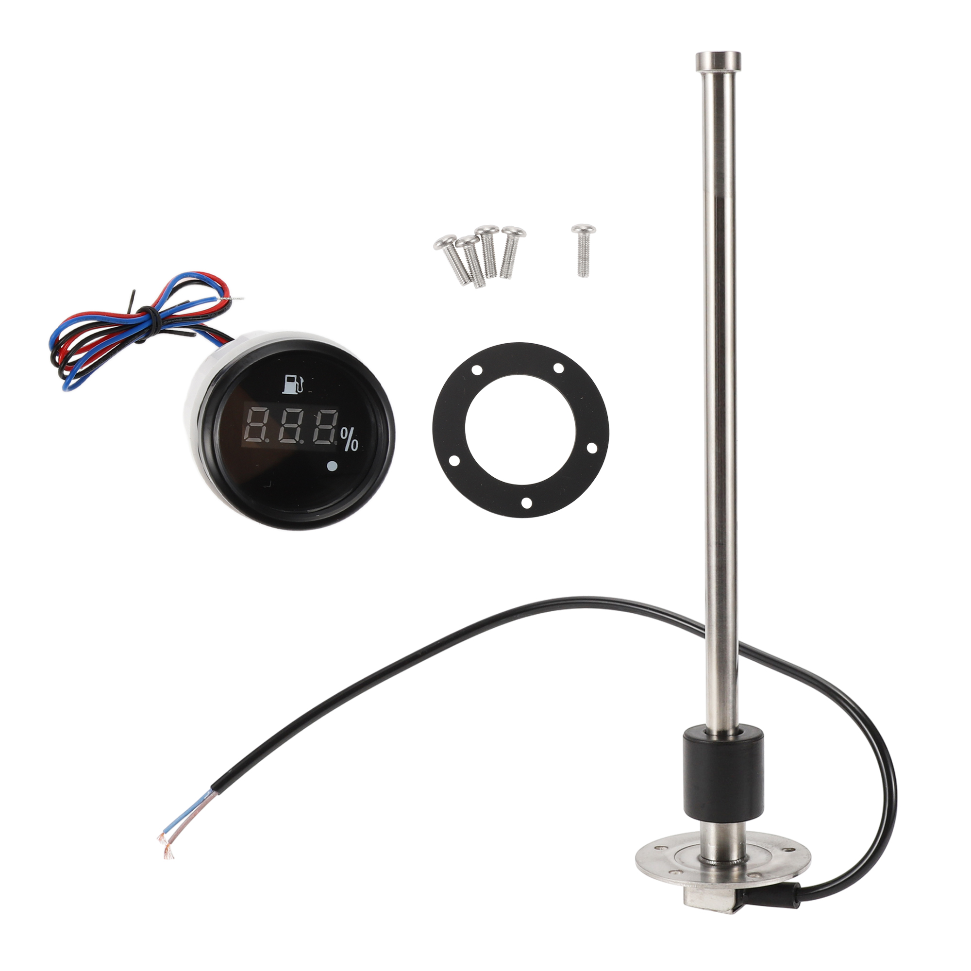 Unique Bargains Fuel Sending Unit and Gauge Kit 300mm Length Boat Fuel ...