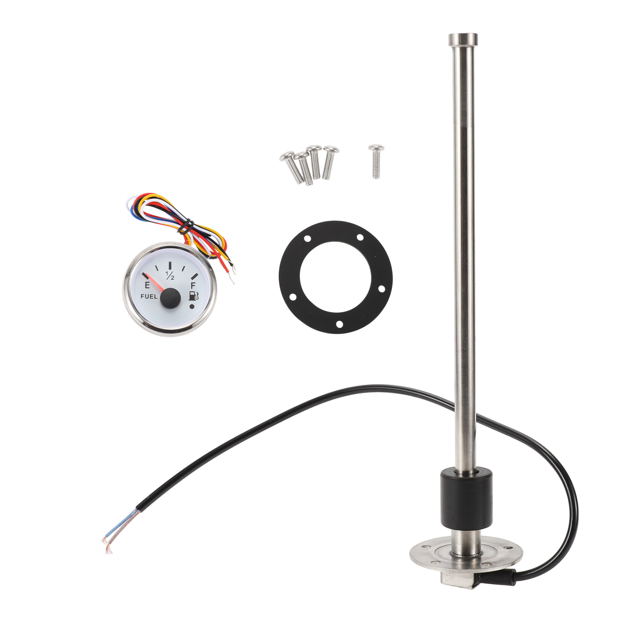 Unique Bargains Fuel Sending Unit and Gauge Kit 300mm Length Boat Fuel ...