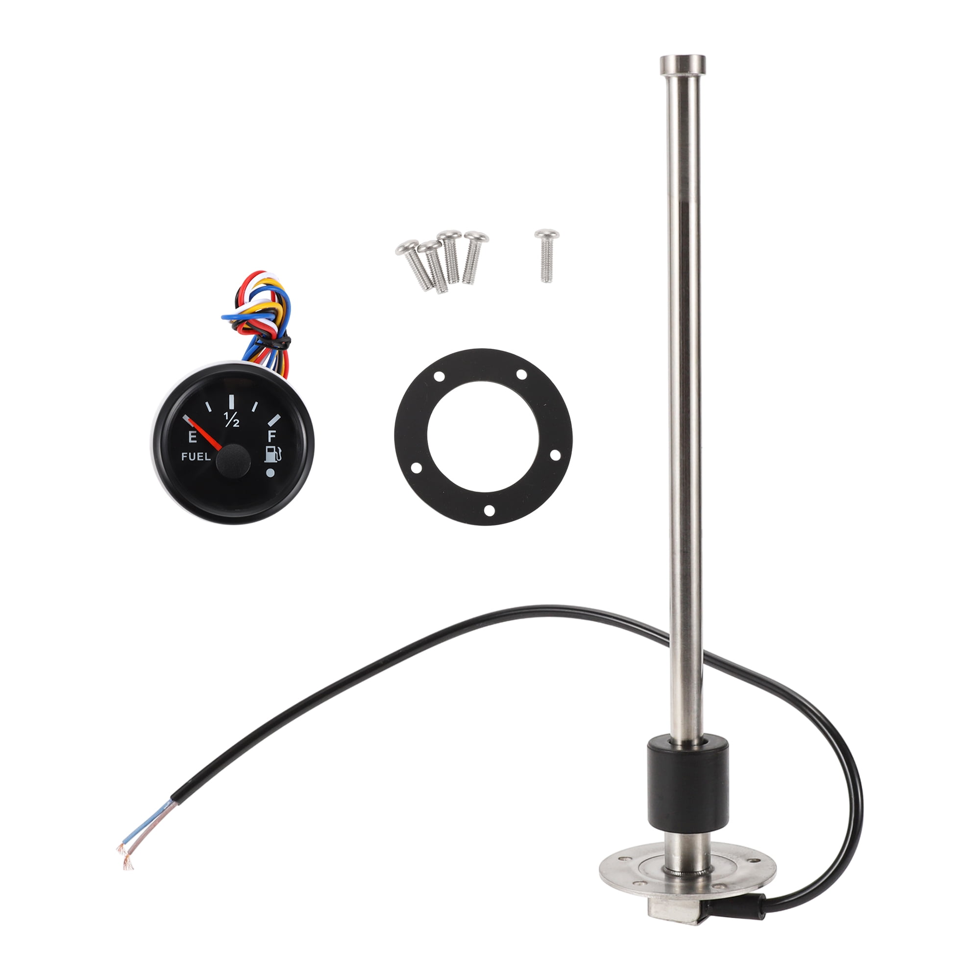 Unique Bargains Fuel Sending Unit and Gauge Kit 318mm Length Boat Fuel ...