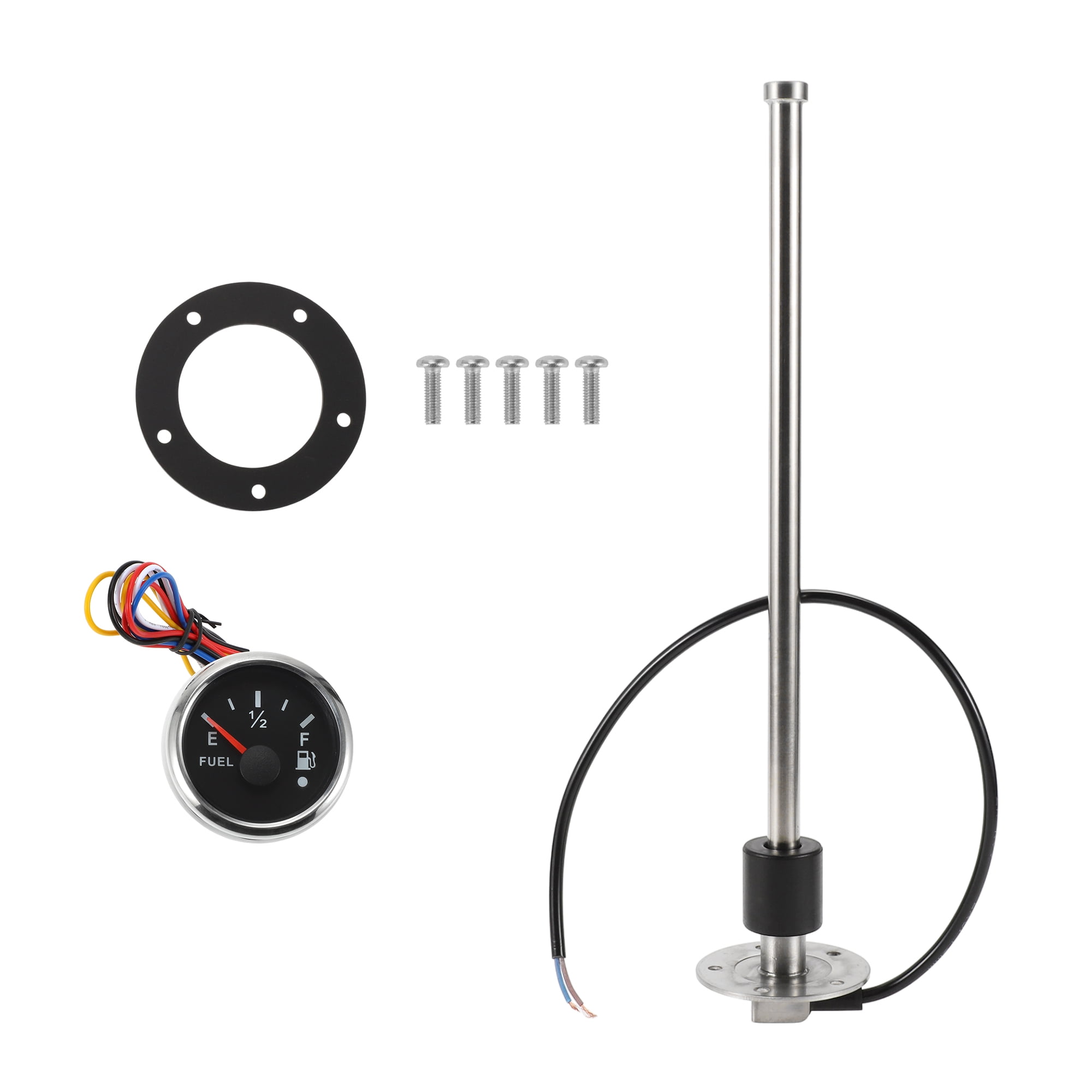 Unique Bargains Fuel Sending Unit and Gauge Kit 360mm Length Boat Fuel ...