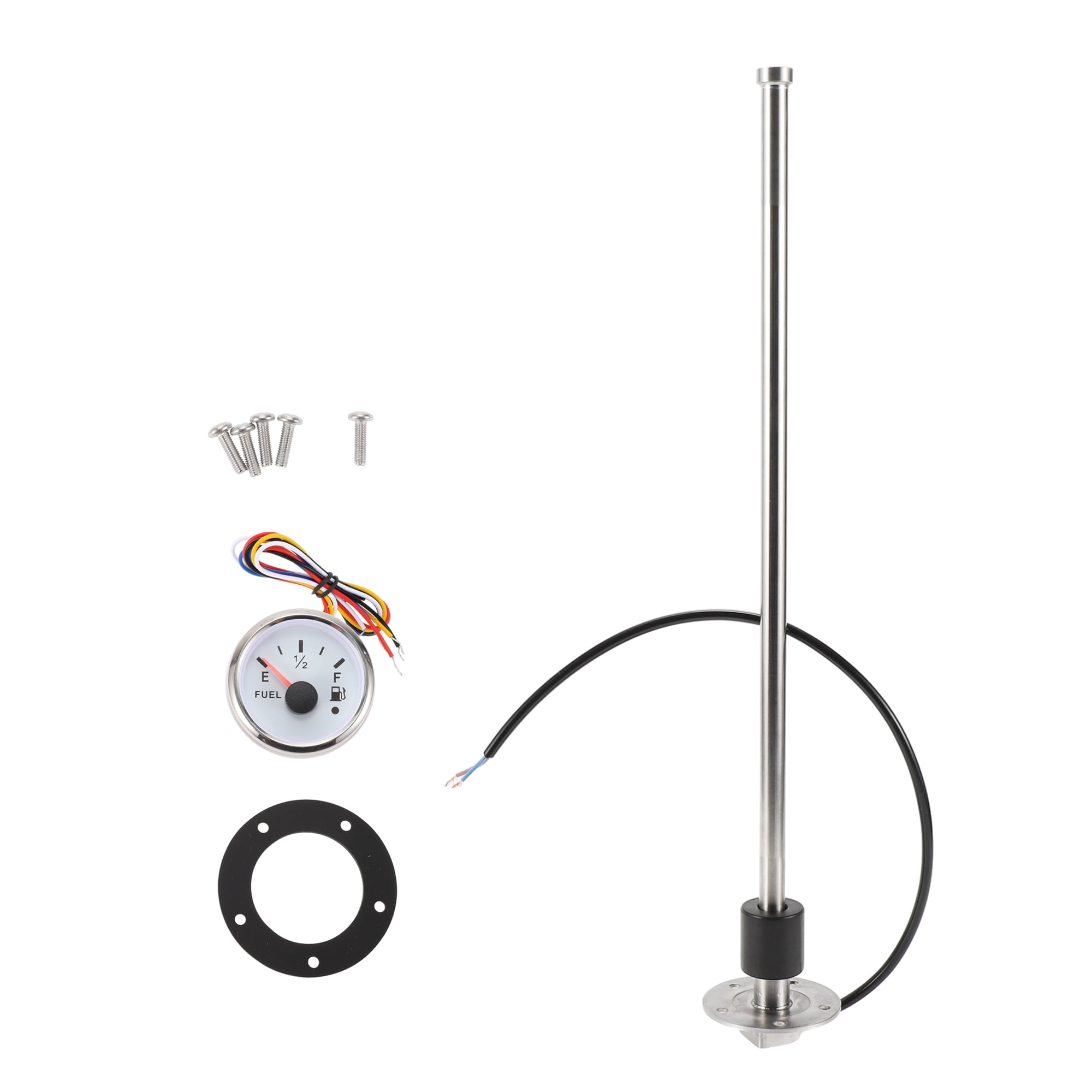 Unique Bargains Fuel Sending Unit and Gauge Kit 450mm Length Boat Fuel ...