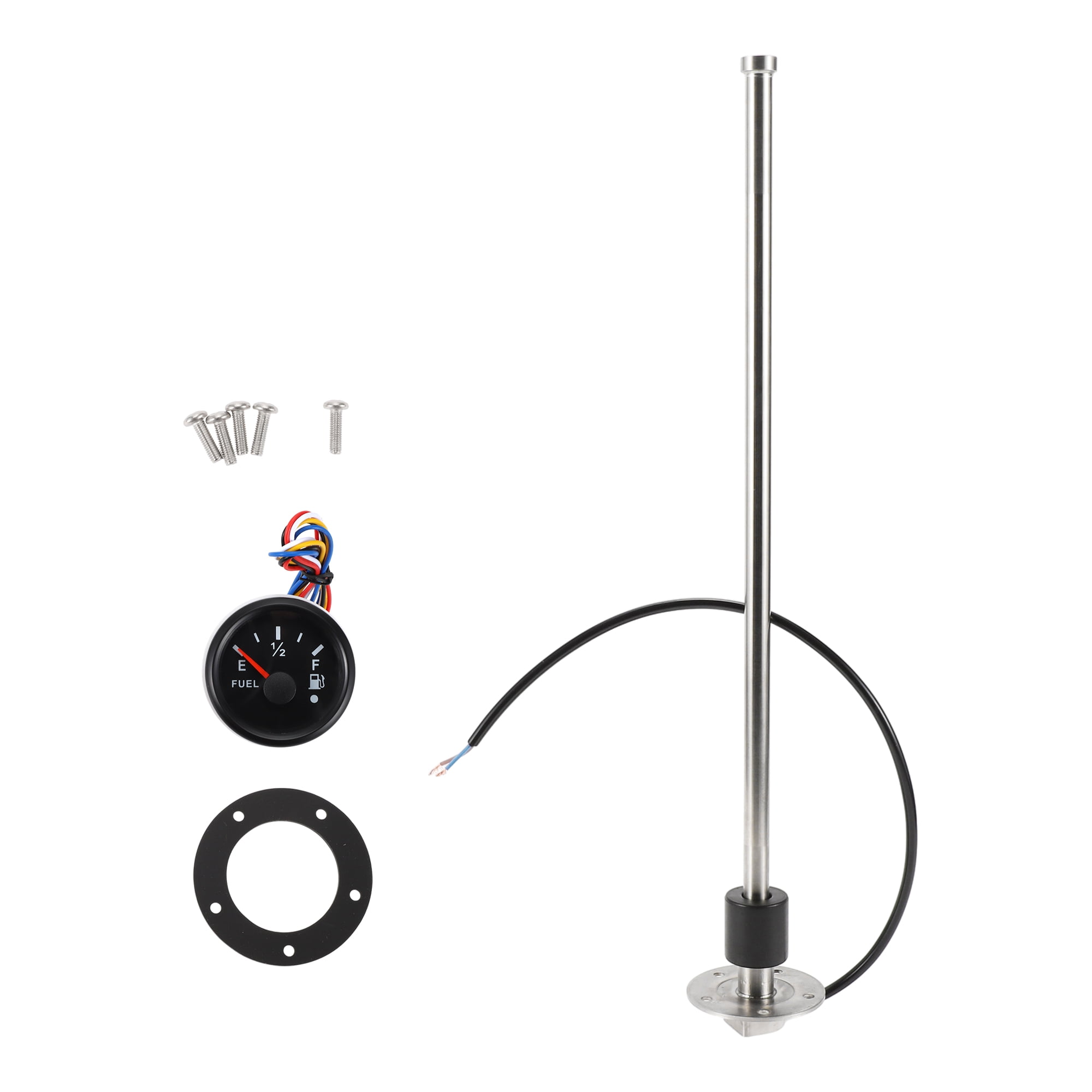 Unique Bargains Fuel Sending Unit and Gauge Kit 460mm Length Boat Fuel ...