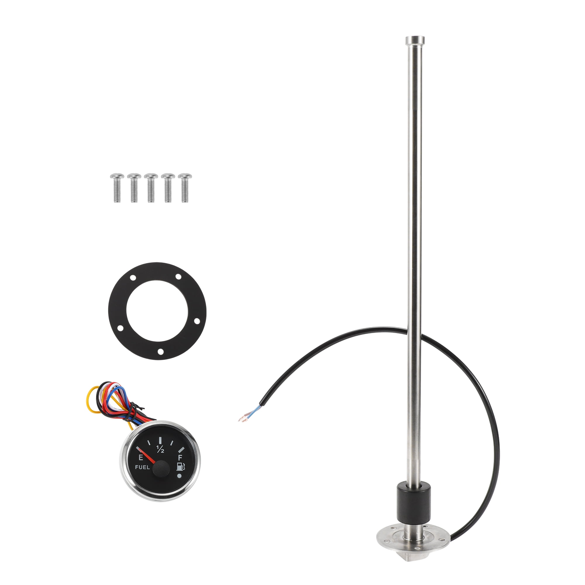 Unique Bargains Fuel Sending Unit and Gauge Kit 460mm Length Boat Fuel ...