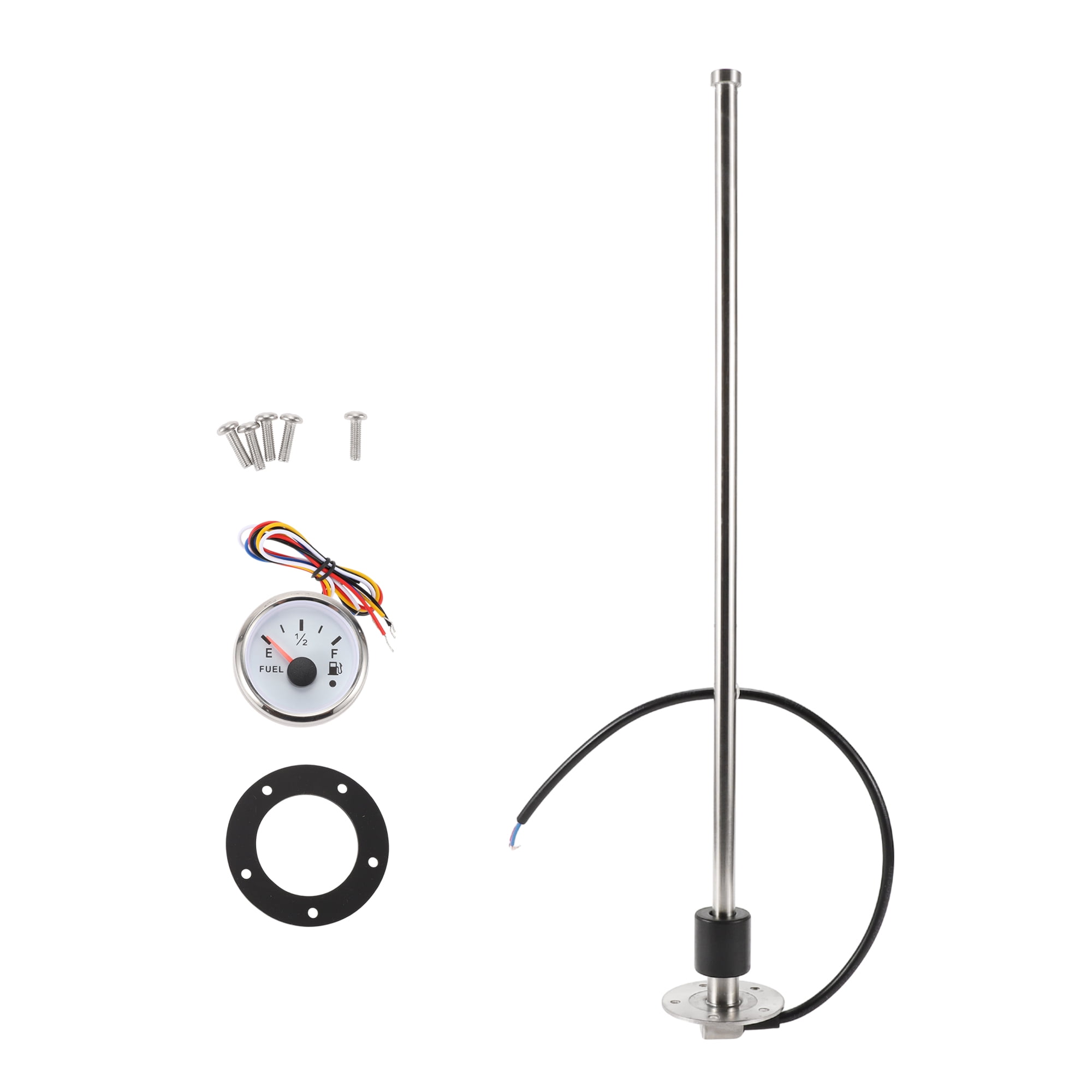 Unique Bargains Fuel Sending Unit and Gauge Kit 530mm Length Boat Fuel ...