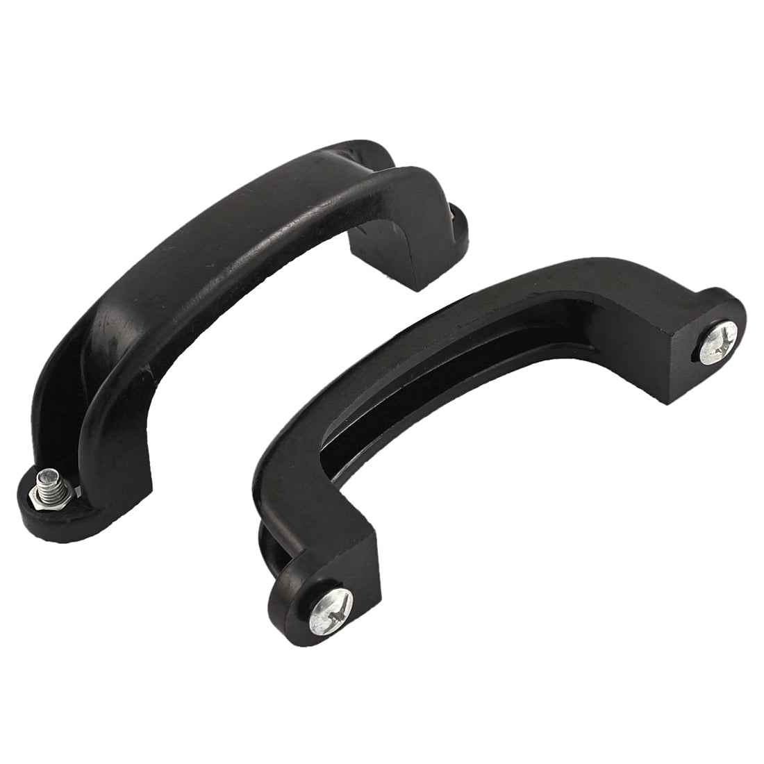 Unique Bargains Furniture Cupboard Drawer Arch Shaped Black Plastic ...