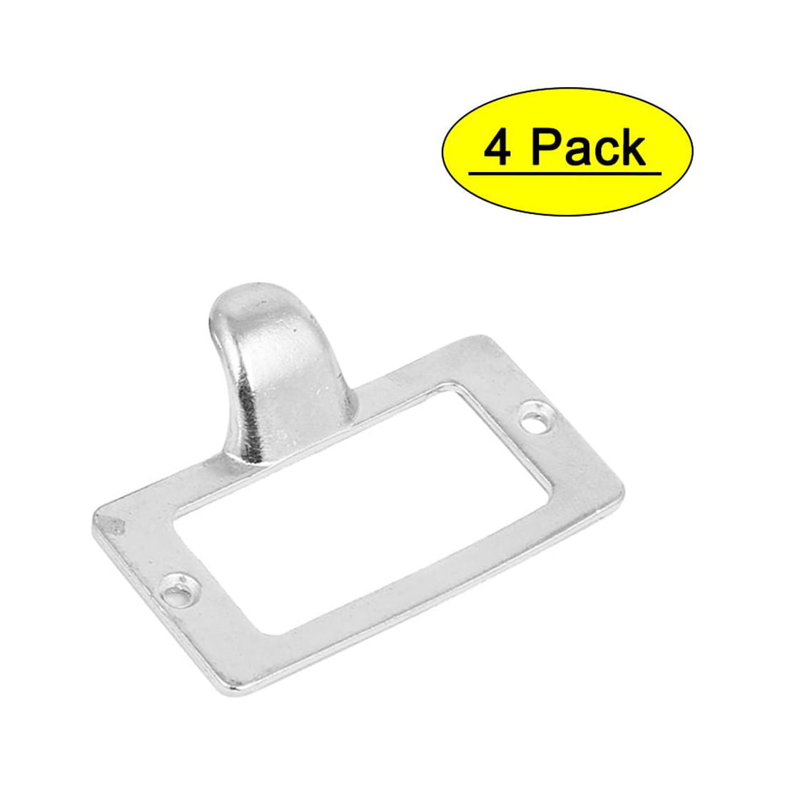 Uxcell Home Cabinet Drawer Tag Frame Label Holder Pull Handles 59mm x ...