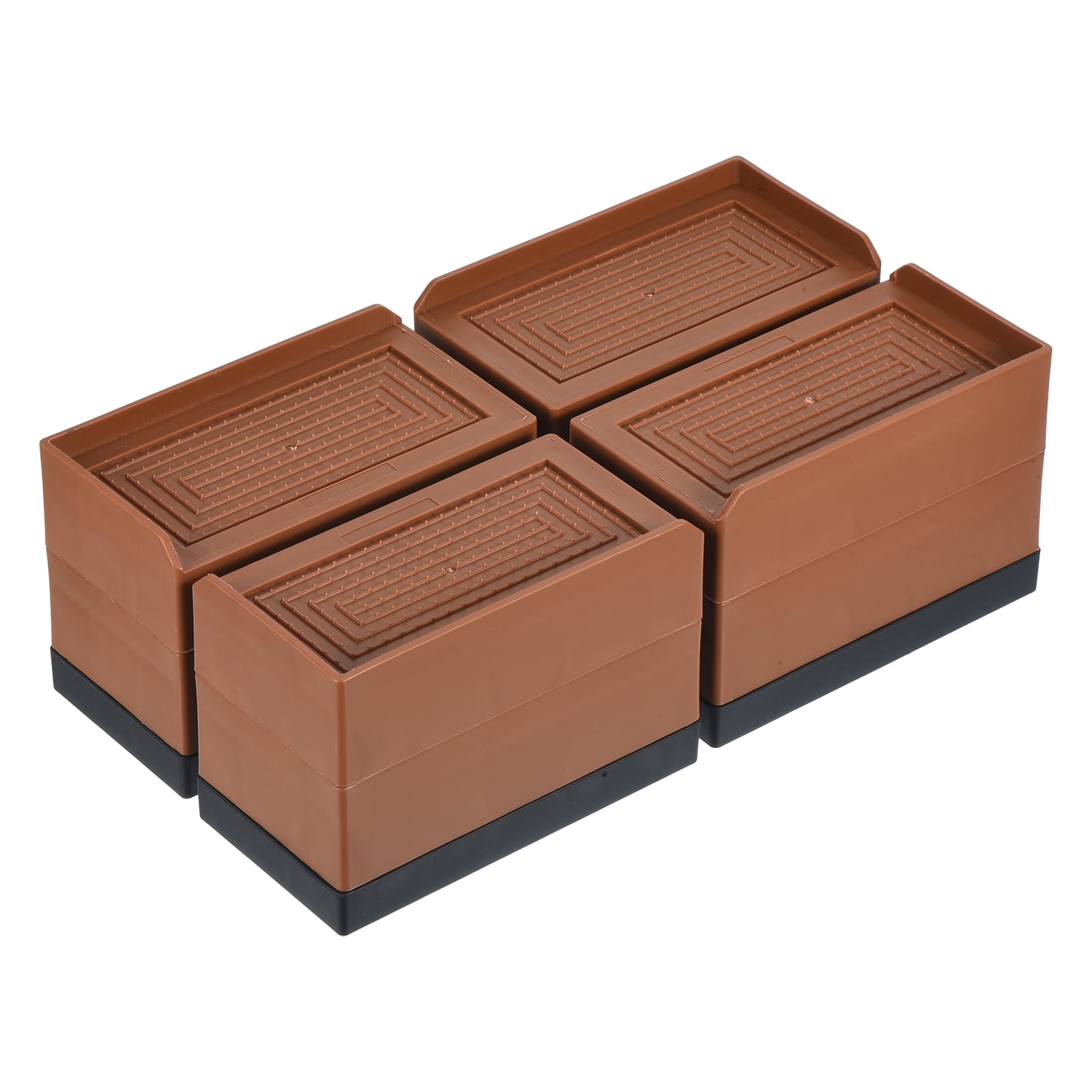 Unique Bargains Furniture Risers Bed Square Bed Risers Adjustable Couch ...