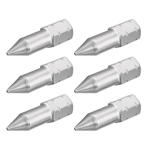 Unique Bargains G1/8 Grease Fitting Standard Grease Type Nozzle Zinc ...