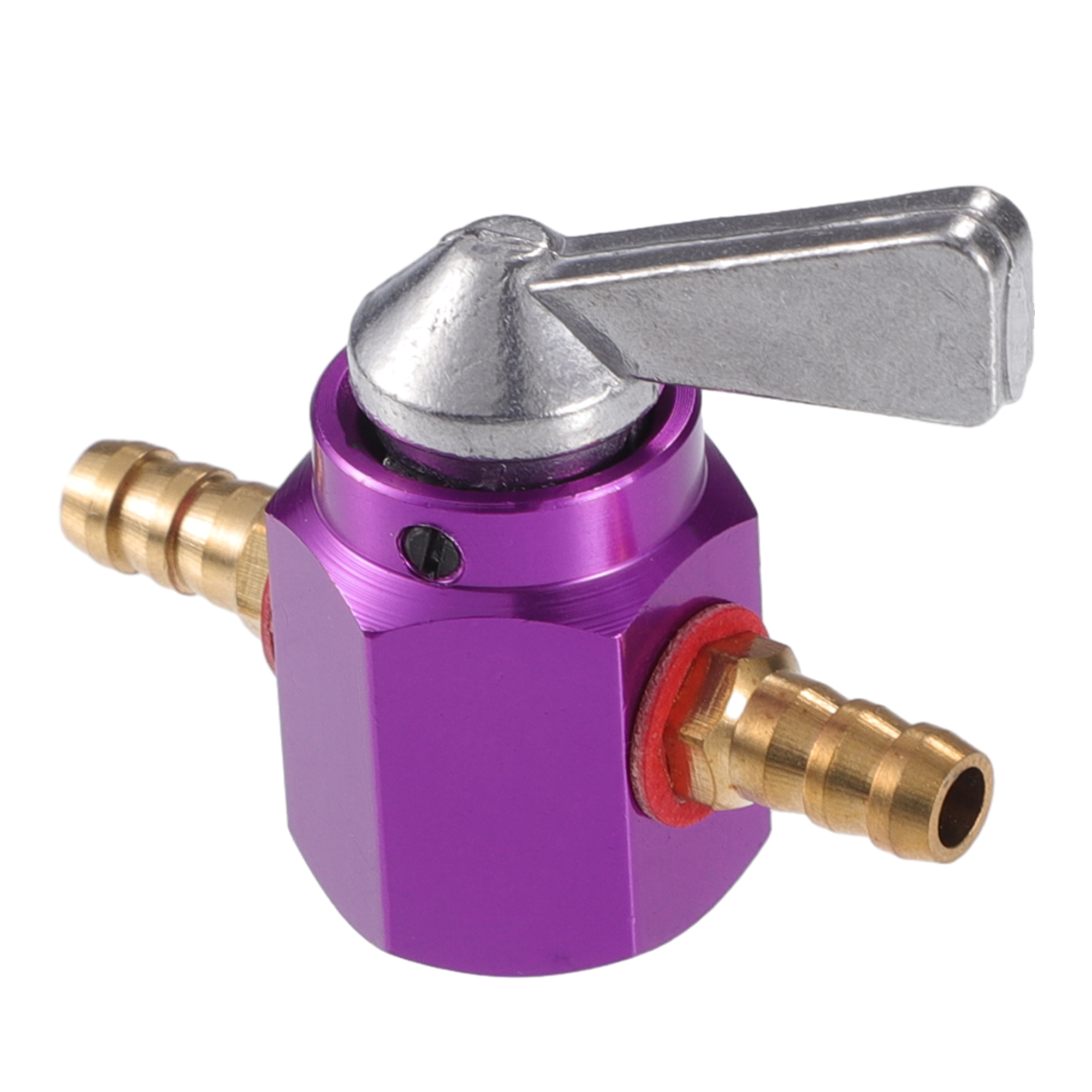 Unique Bargains Gas Inline Petrol On-Off Fuel Tap Petcock Valve Switch ...
