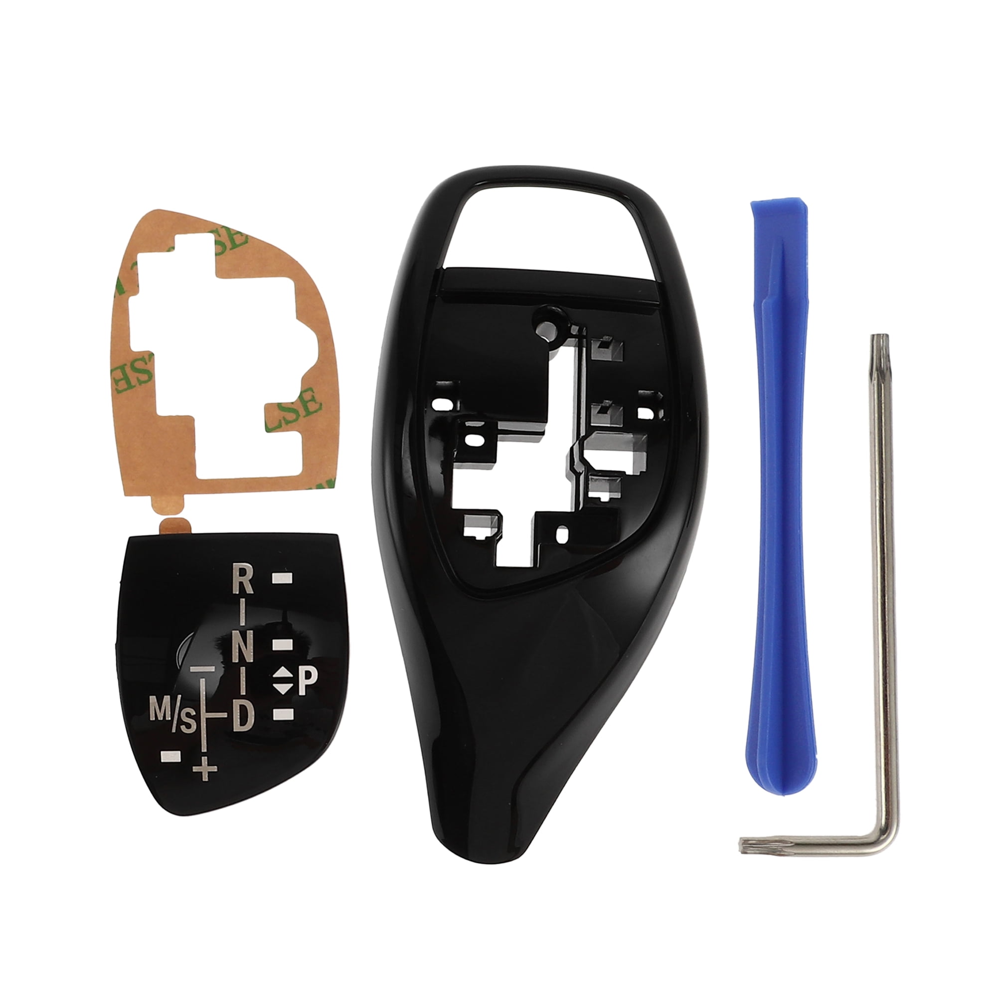 Unique Bargains Gear Shift Knob Button Cover Knob Trim Sticker for BMW ...