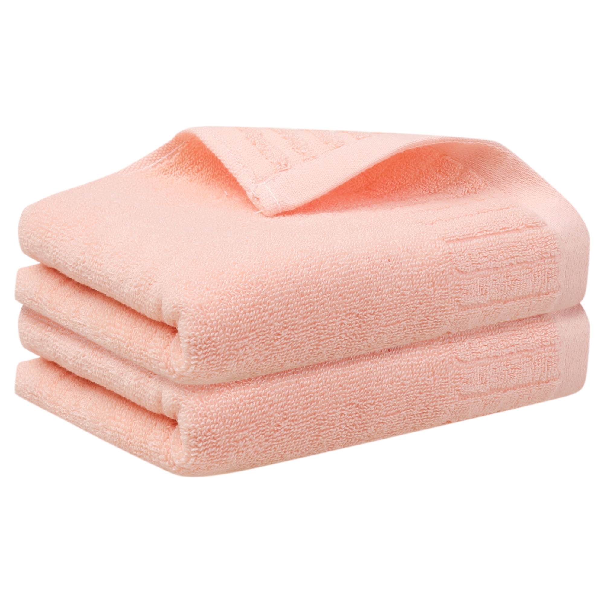 Unique Bargains Geometric Washcloths Set Cotton Bath Towels Low Lint ...