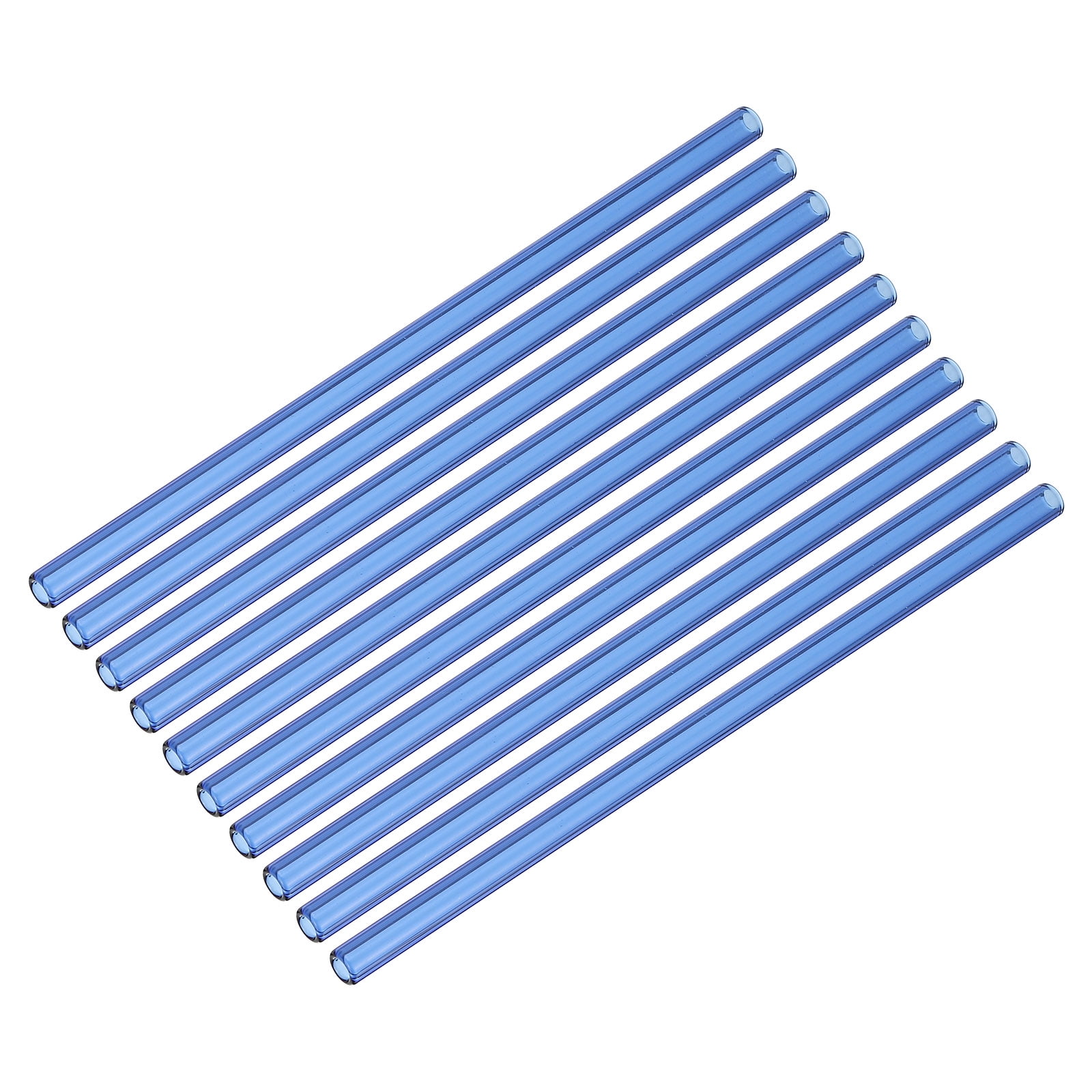 Unique Bargains Glass Tubes Borosilicate Long Glass Pipes Blowing Tubes ...