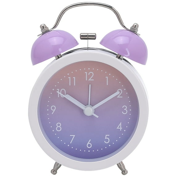 Unique Bargains Gradient Colorful Design Loud Clear Alarm Purple 3.3"L ...