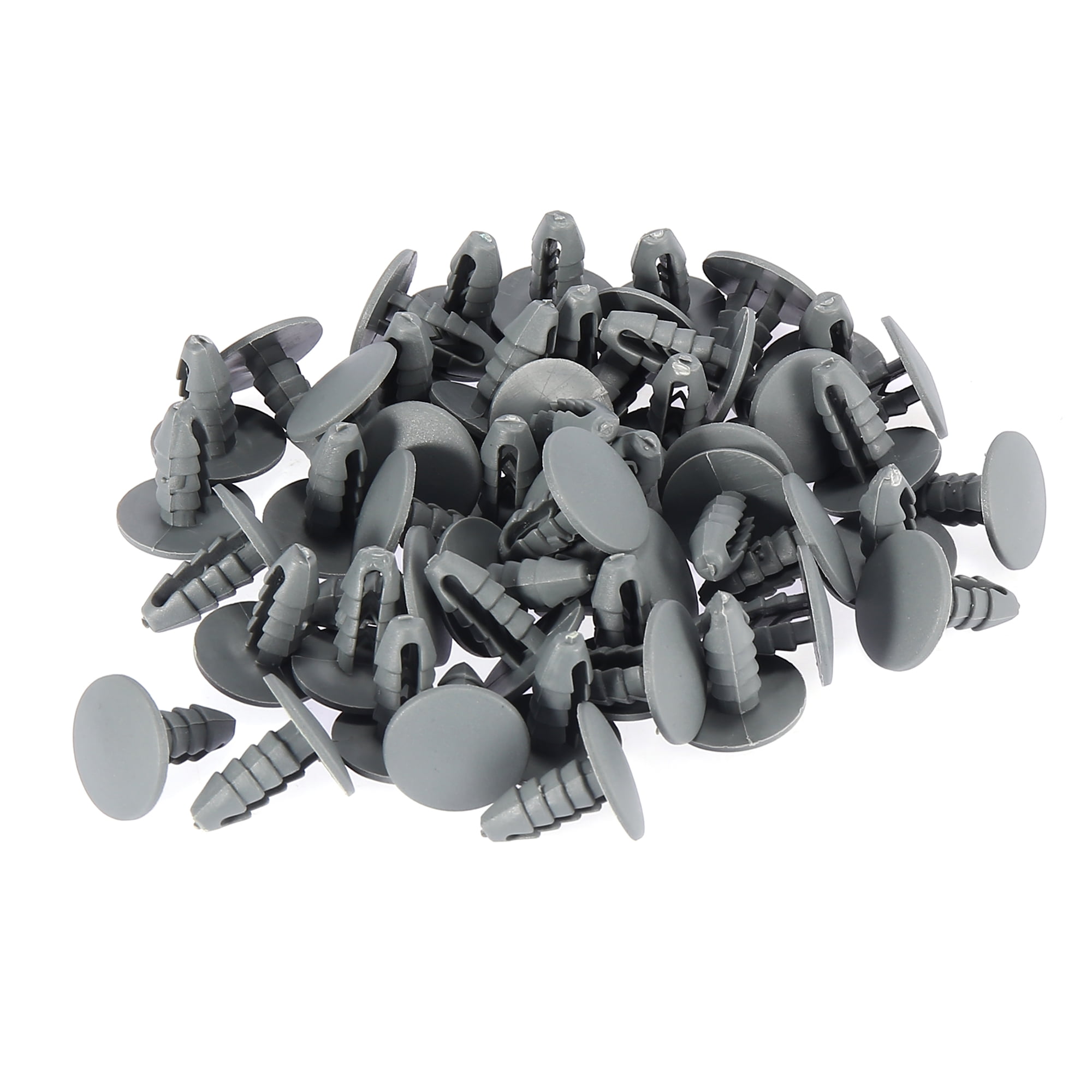 Unique Bargains Gray 7mm Hole Vehicle Car Van Door Plastic Rivet ...