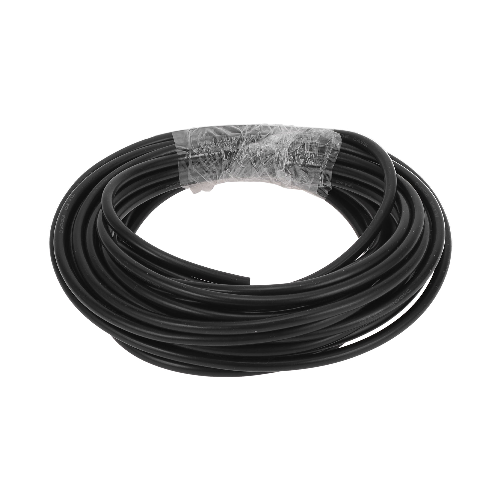 Unique Bargains Ground Wire Power Wire 8m Black TC 1 Pcs 12AWG Fully ...
