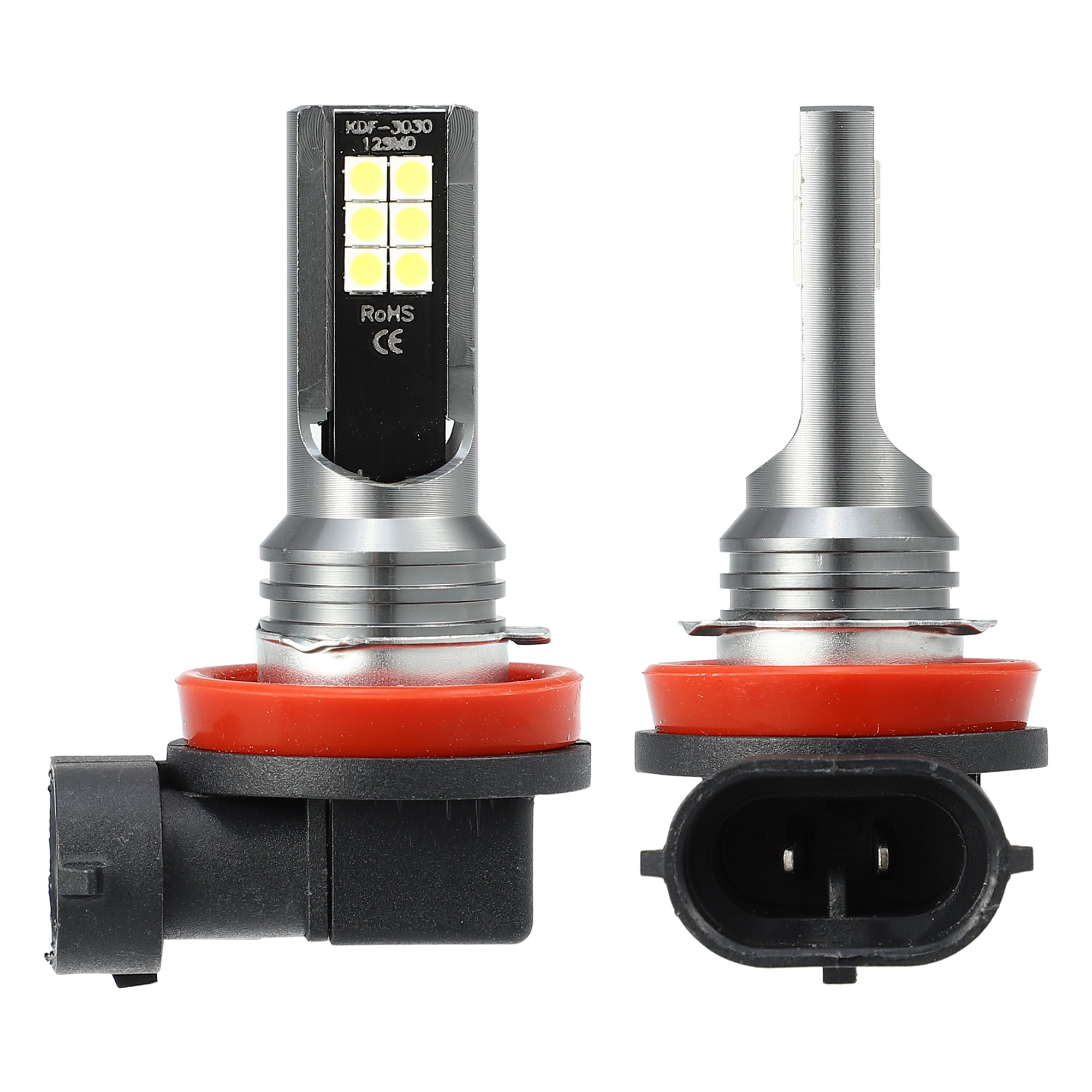 Unique Bargains H11 Fog Lights Bulbs 12 Bulb 3030 Chips Car LED Driving ...