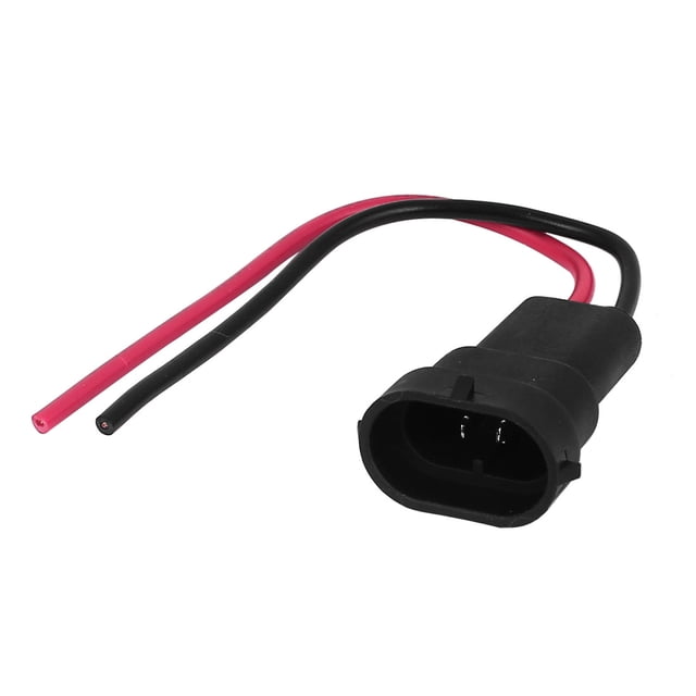 Unique Bargains H11 Headlight Bulb Male Wire Harness Connector Wiring ...