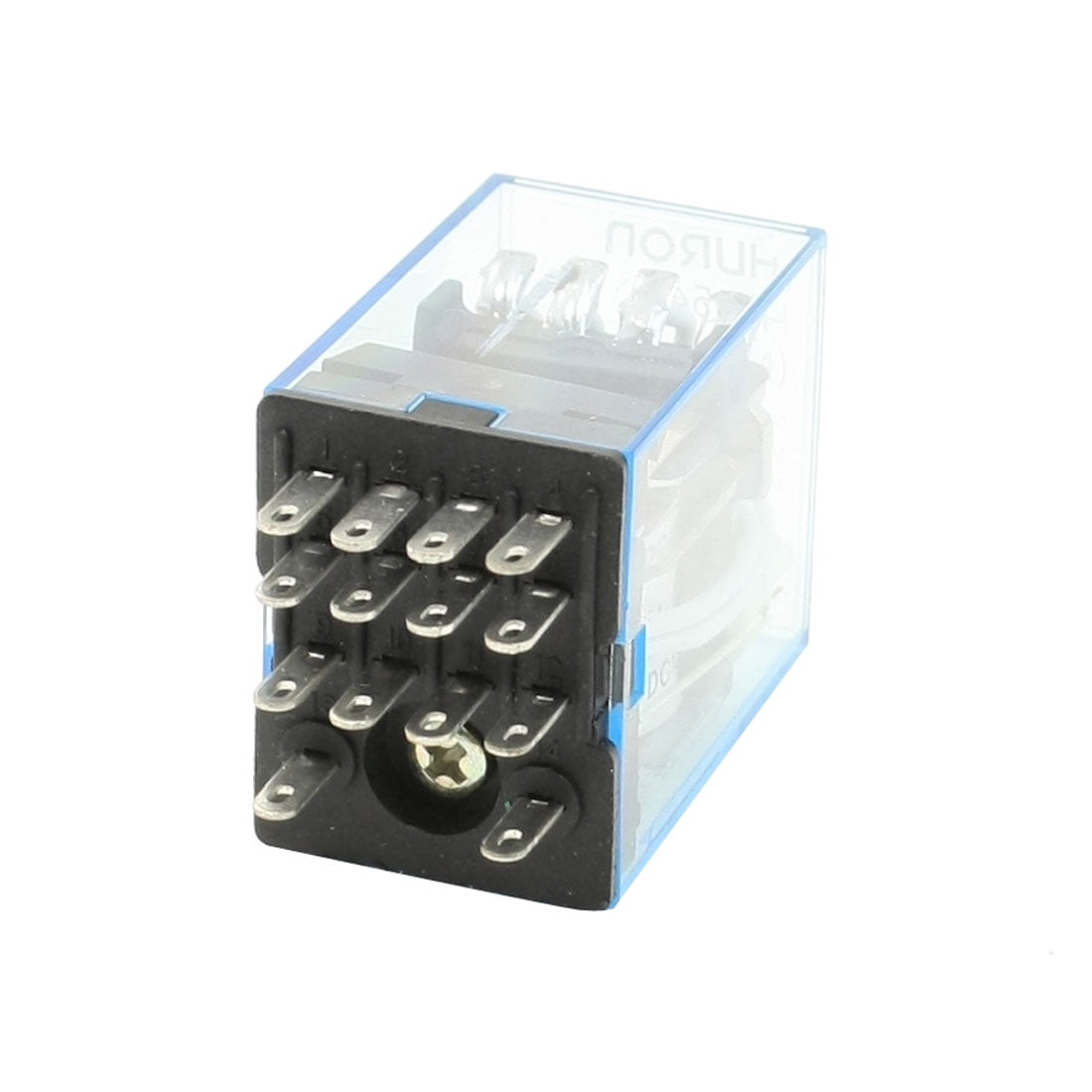 Unique Bargains HH54P DC 12V Coil 4PDT 14 Pins 14P Electromagnetic Power Relay - Walmart.com