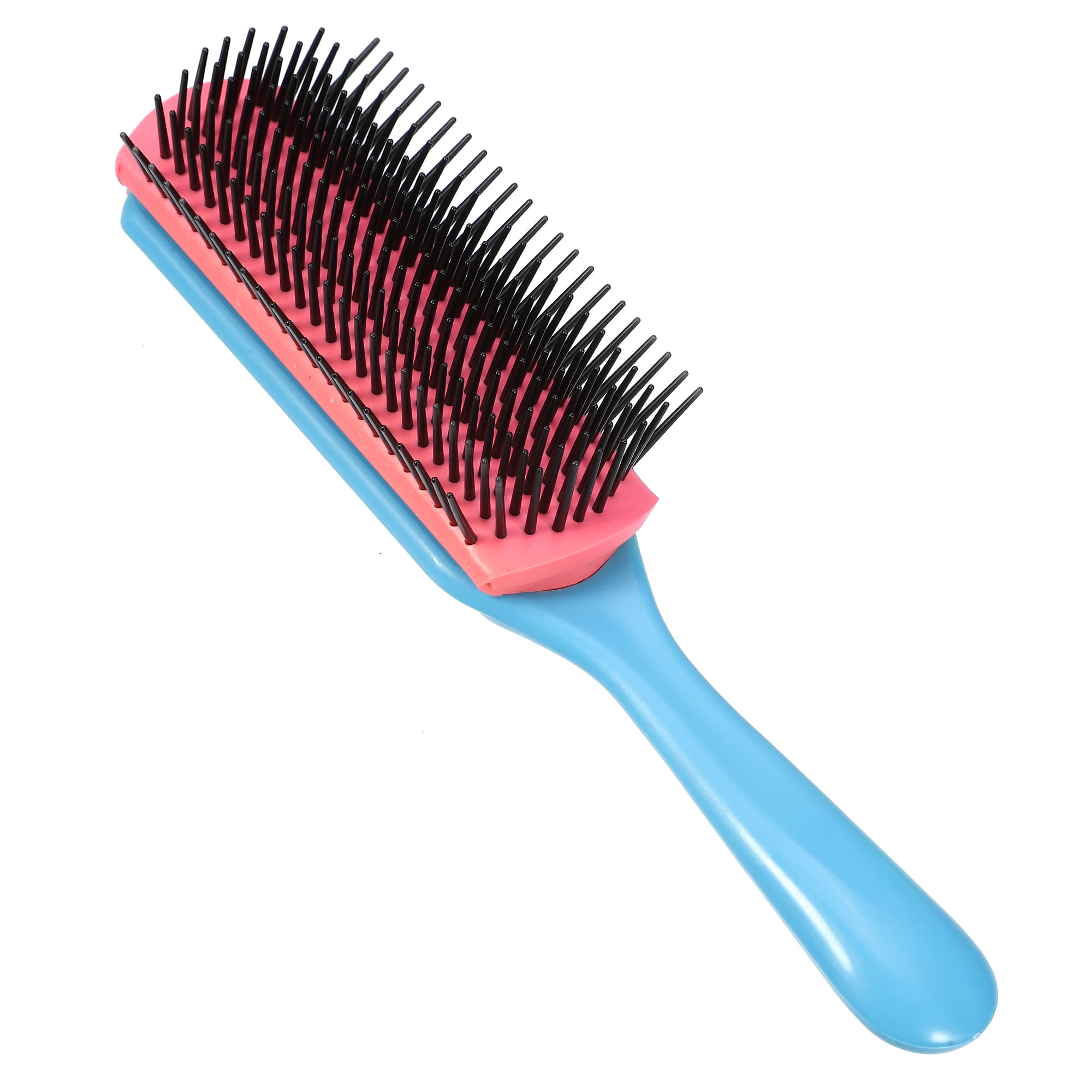 Unique Bargains Hair Brush 9 Row Styling Brush for Women Detangling ...