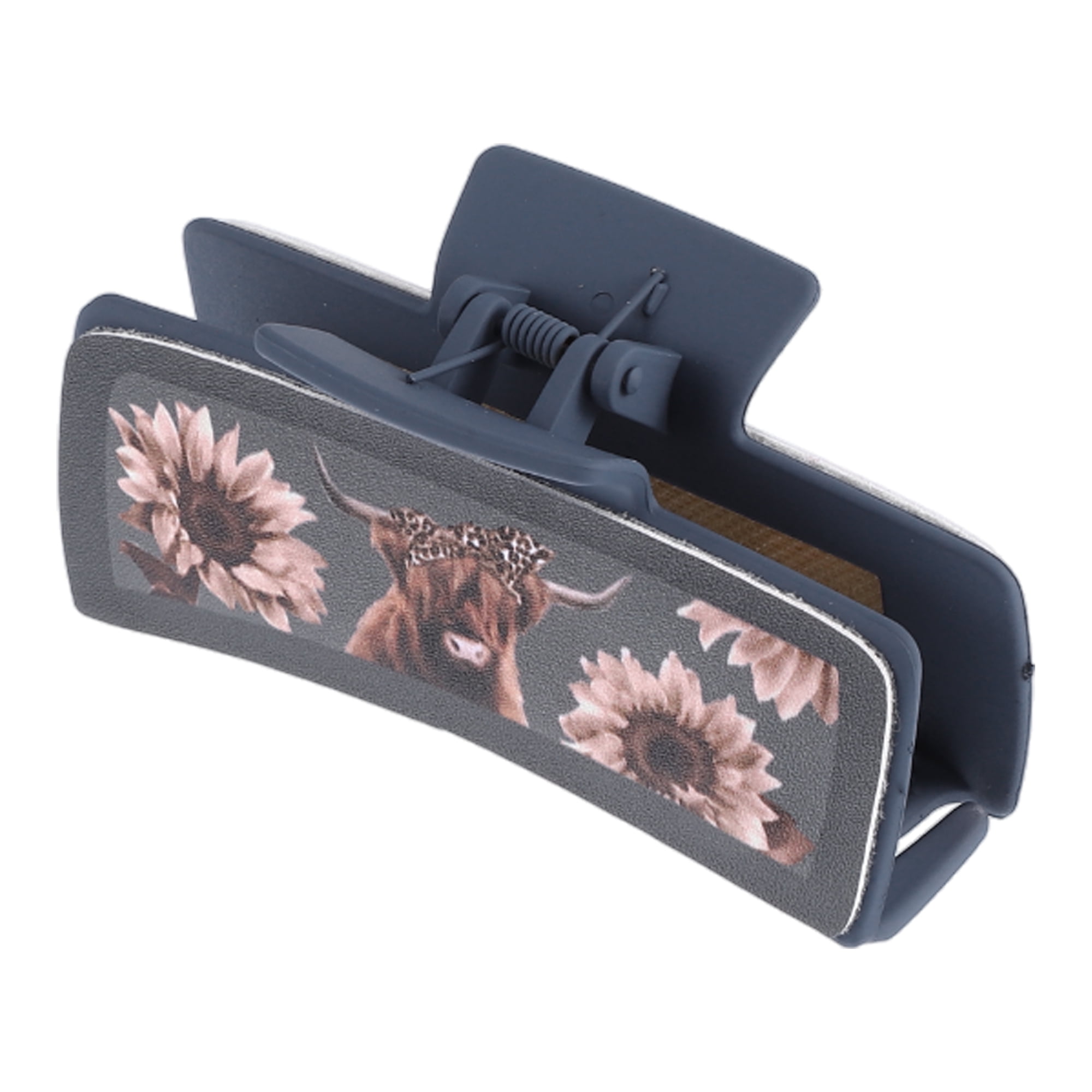 Unique Bargains Hair Claw Clips Highland Cattle Hair Claw Clips Matte ...