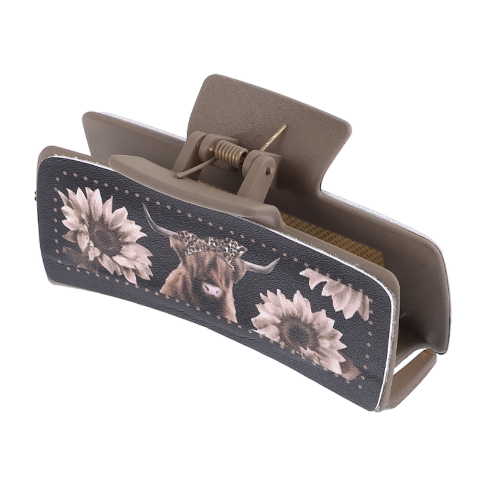 Unique Bargains Hair Claw Clips Highland Cattle Hair Claw Clips Matte ...