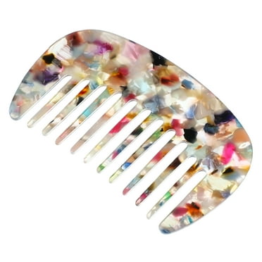 Danielle Creations Eco Conscious Wide-Tooth Hair Comb, Multi-Color ...