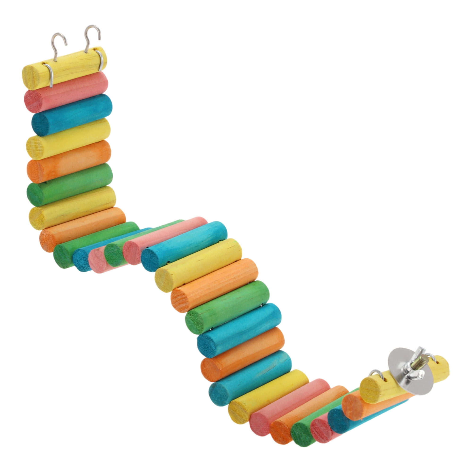 Unique Bargains Hamster Bridge Flexible Bendy Climbing Ladder Hamster ...