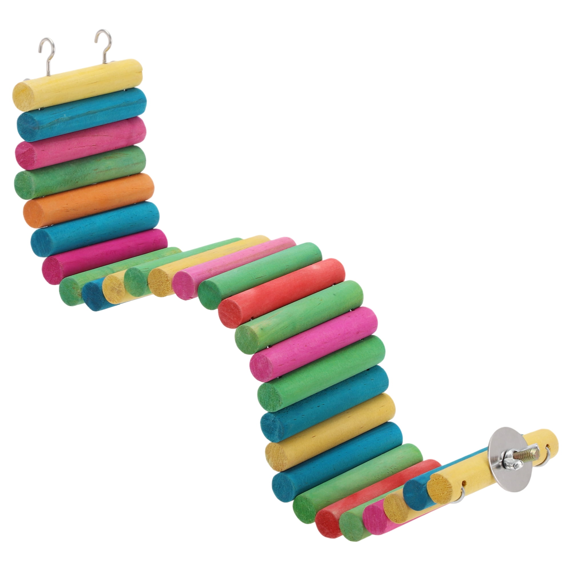 Unique Bargains Hamster Bridge Flexible Bendy Climbing Ladder Hamster ...