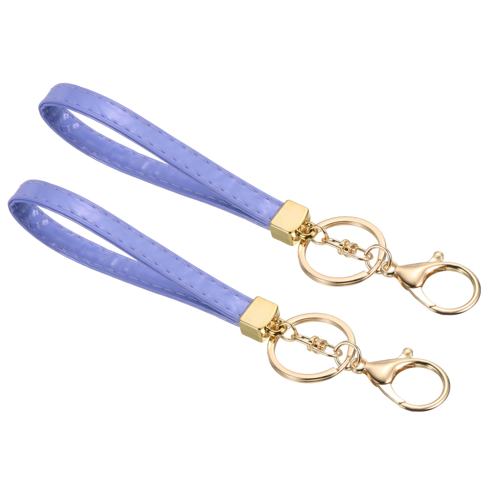 Unique Bargains Hand Wrist Lanyard - Purple Plastic Keychain - Walmart.com