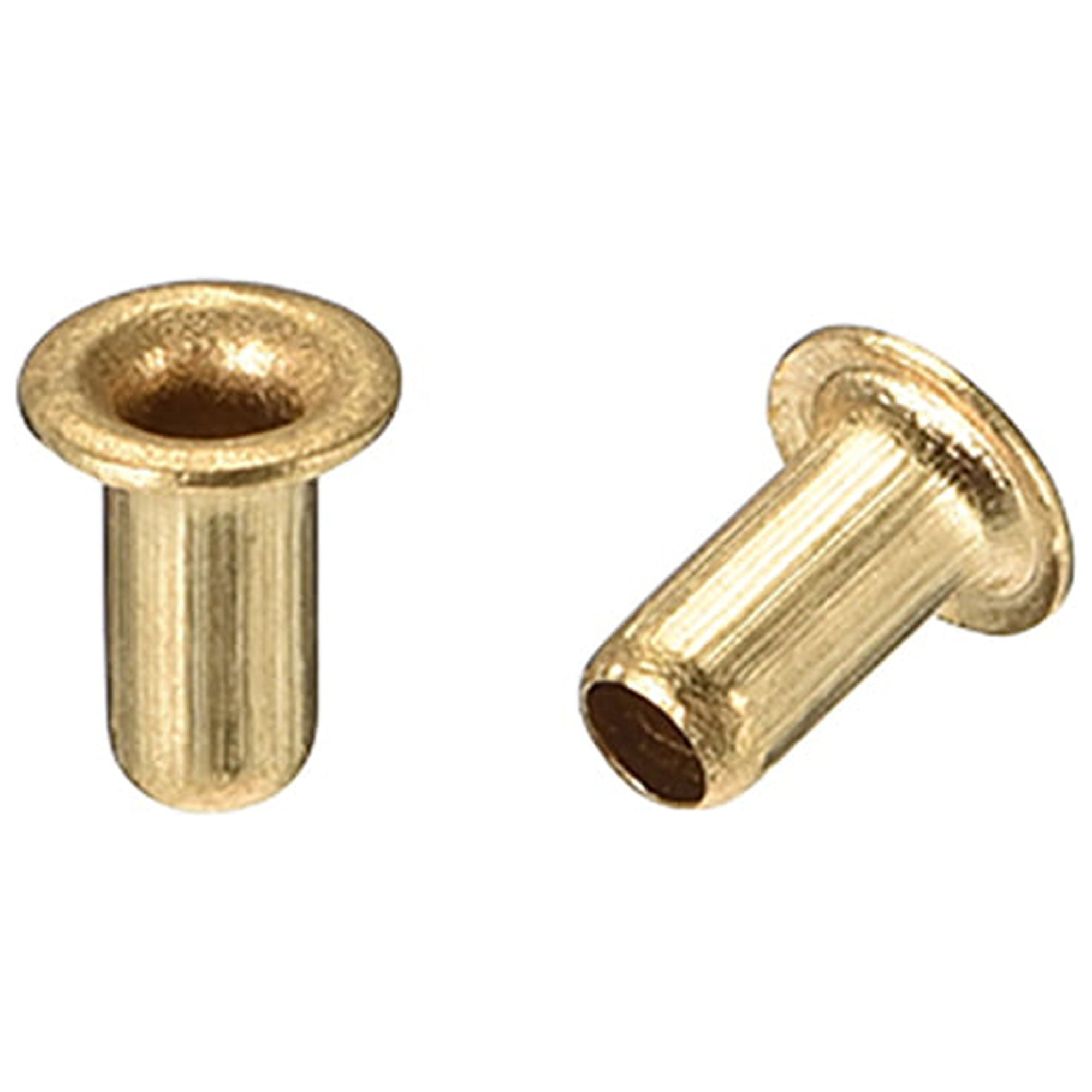 Unique Bargains Hollow Rivet,3mm x 6mm Through Hole Copper Hollow ...