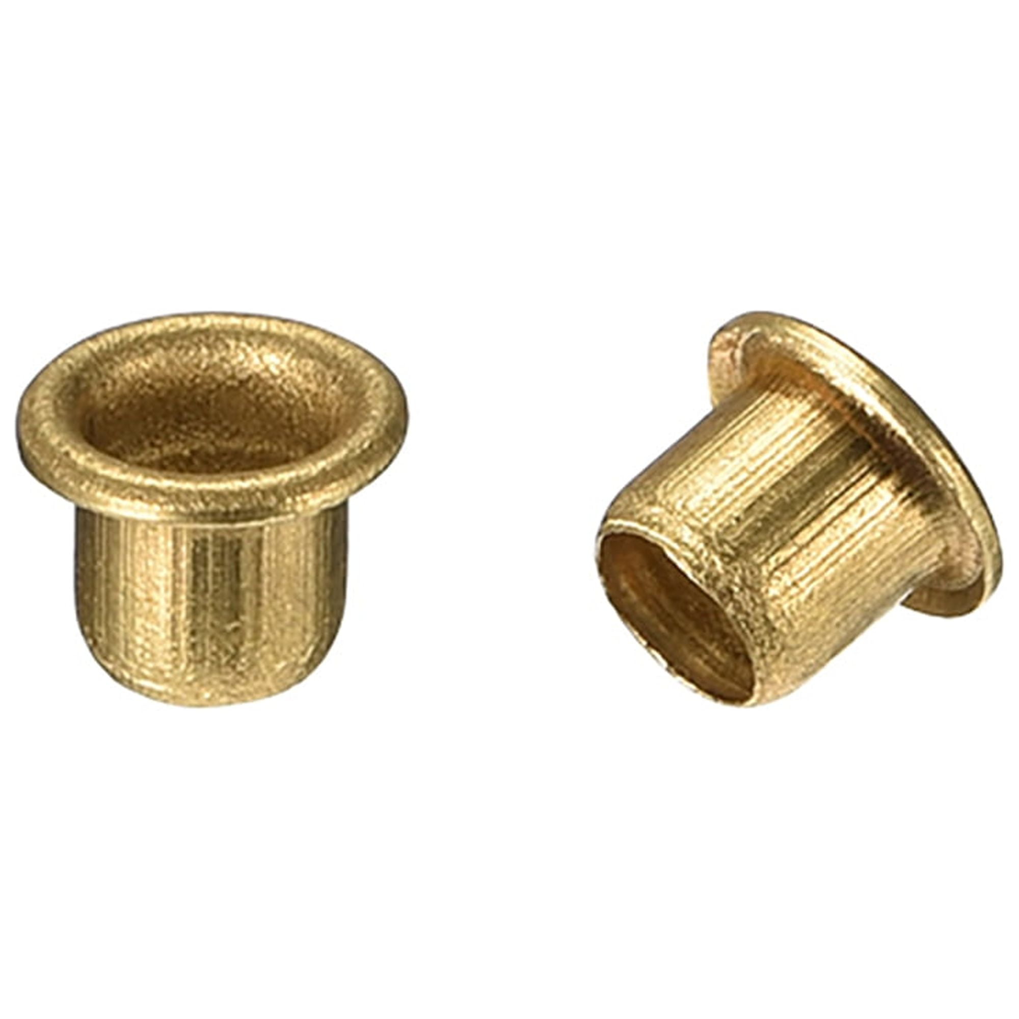 Unique Bargains Hollow Rivet,5mm x 5mm Through Hole Copper Hollow ...