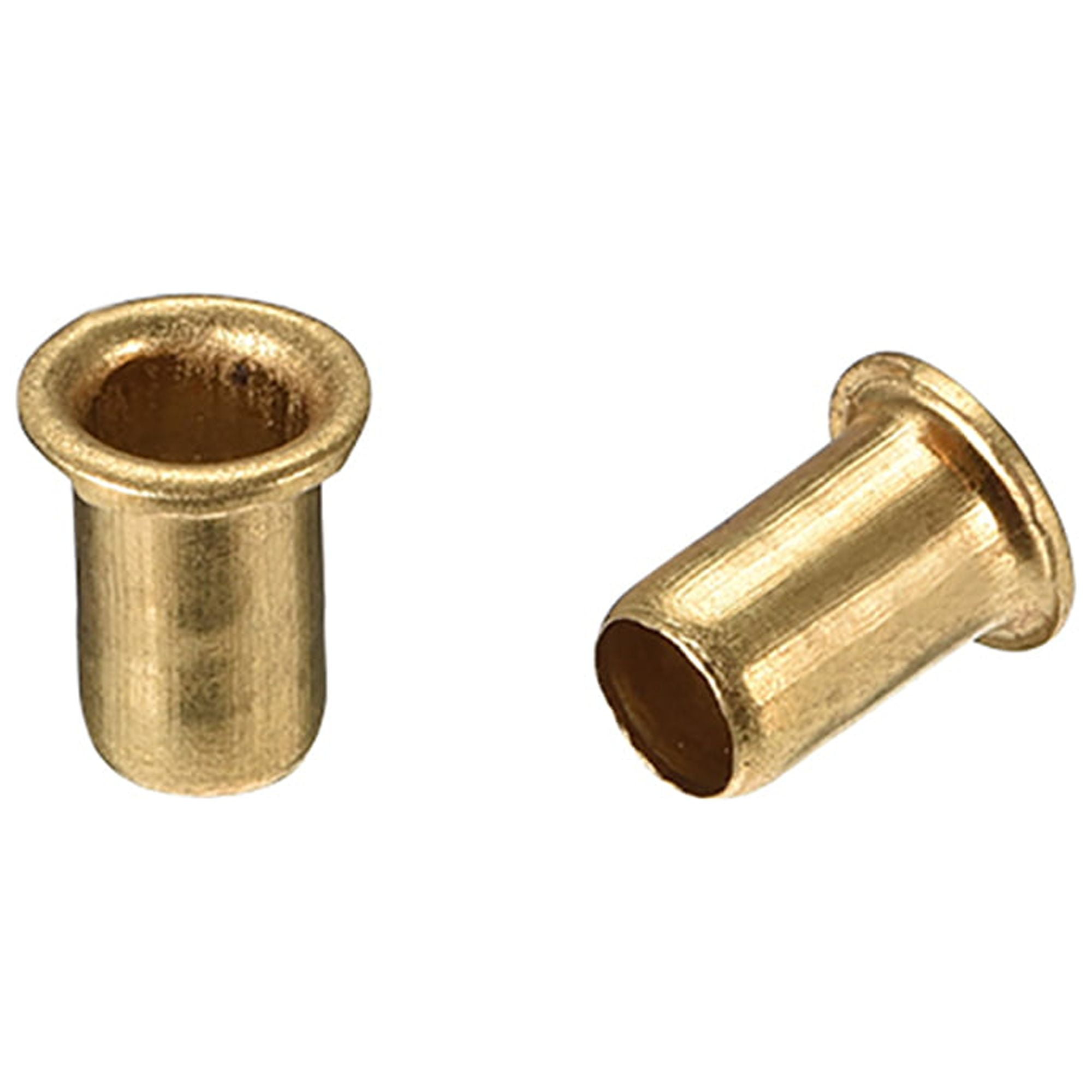 Unique Bargains Hollow Rivet,5mm x 8mm Through Hole Copper Hollow ...