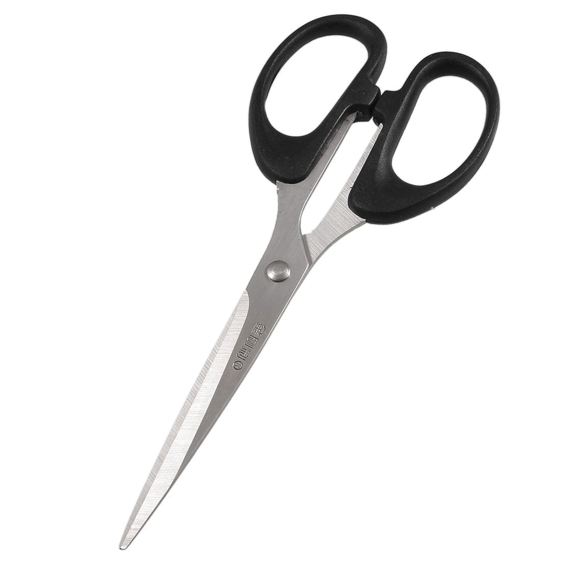 Unique Bargains Home Office Black Handgrip Metal Scissors Shear ...