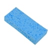 Unique Bargains Rectangular Bath Sponge Body Scrubber 1 Pc Cyan ...