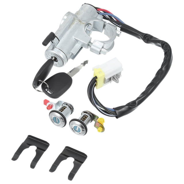 Unique Bargains Ignition Lock Cylinder w/ Keys for Nissan D21 A.T/M.T ...