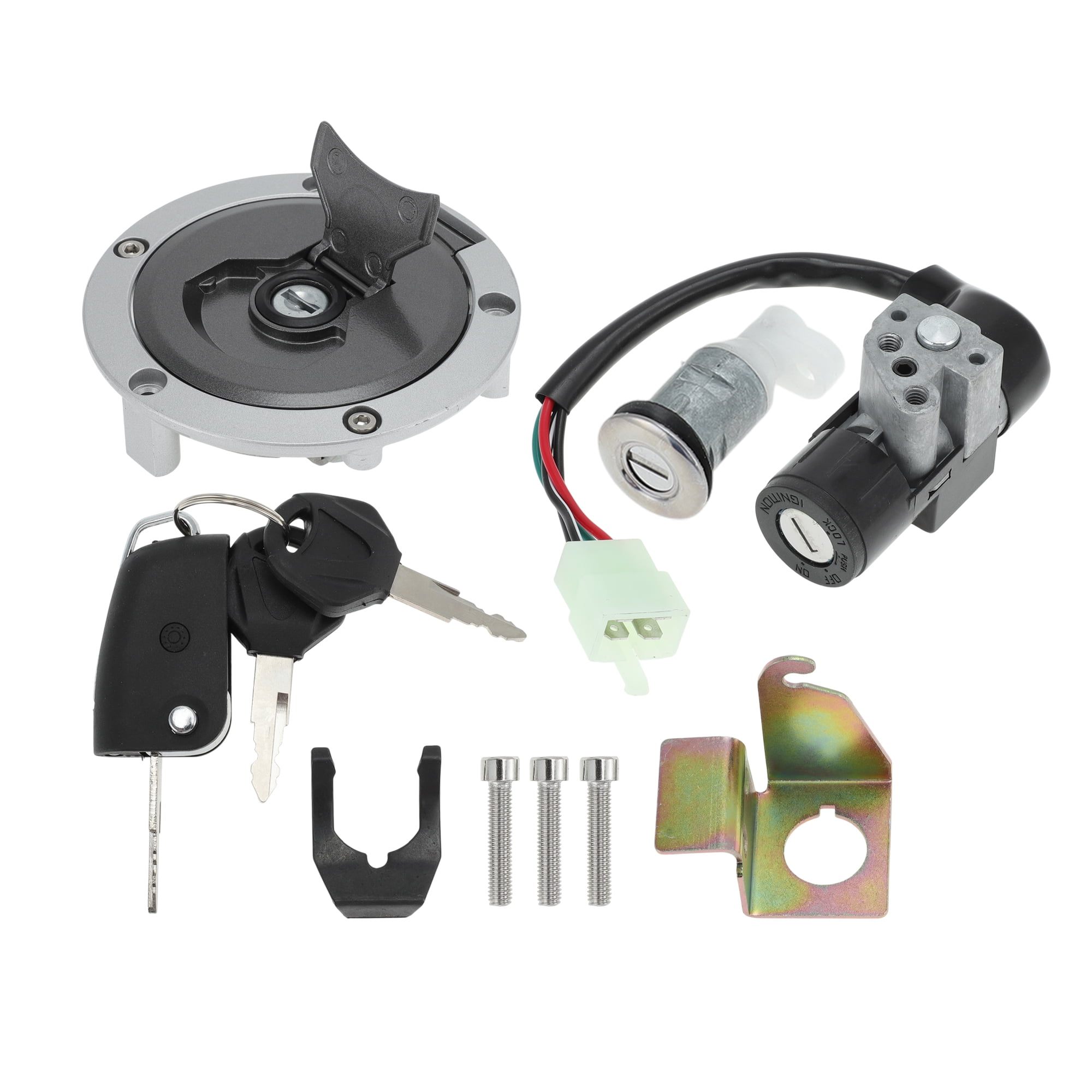 Unique Bargains Ignition Switch Lock Set No.35010-K26-B02/35010-K26-B03 ...