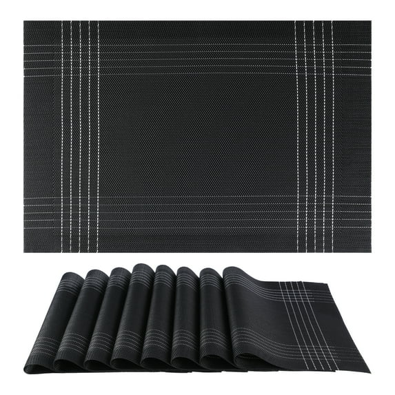 Unique Bargains Indoor Decor Kitchen Mat for Dining Table Set of 8 ...