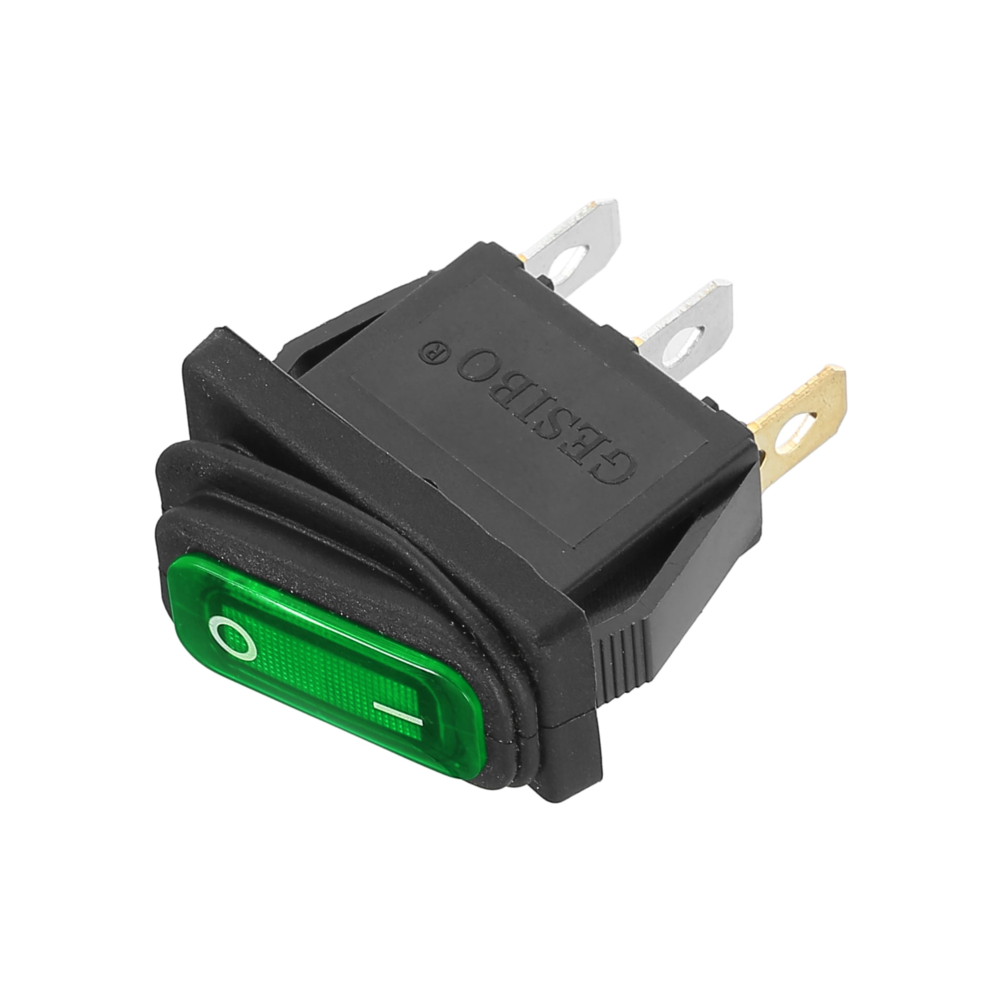 Unique Bargains Interior AC 250V/20A LED Rocker Switch On-Off 3 Pins ...