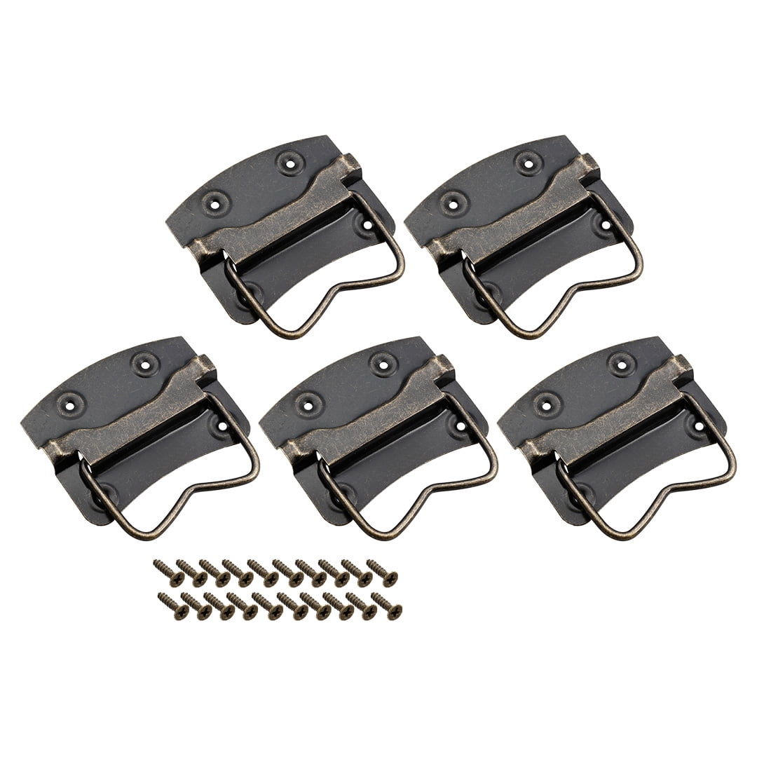 Unique Bargains Iron Drawer Box Chest Ring Pull Handle-0.1' Hole ...