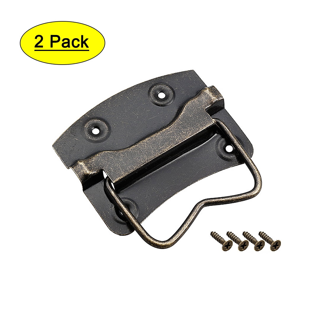 Unique Bargains Iron Drawer Box Chest Ring Pull Handle 0.12' Hole ...