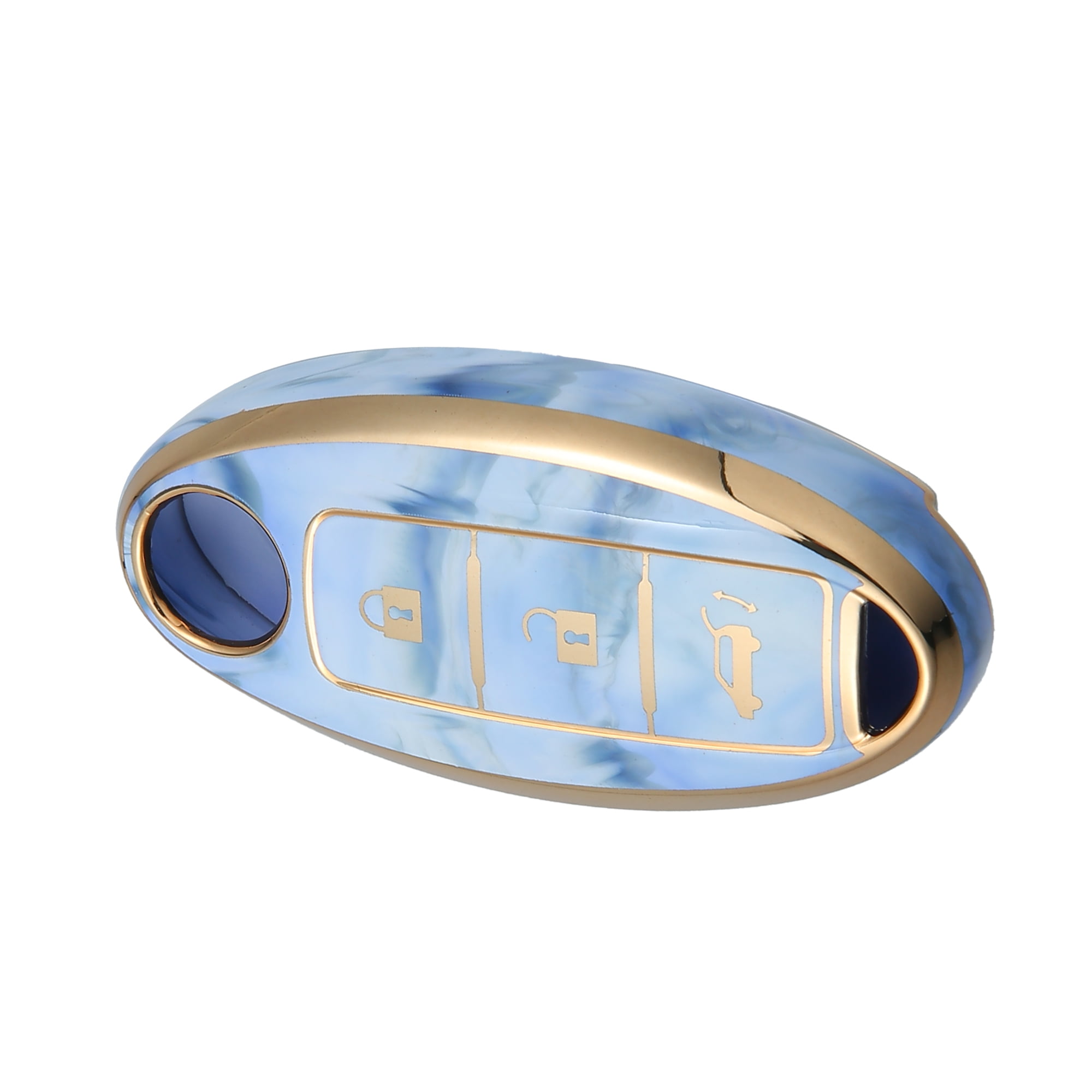 Unique Bargains Key Fob Cover Case for Nissan Serena C25 C26 C27 TPU 3 ...