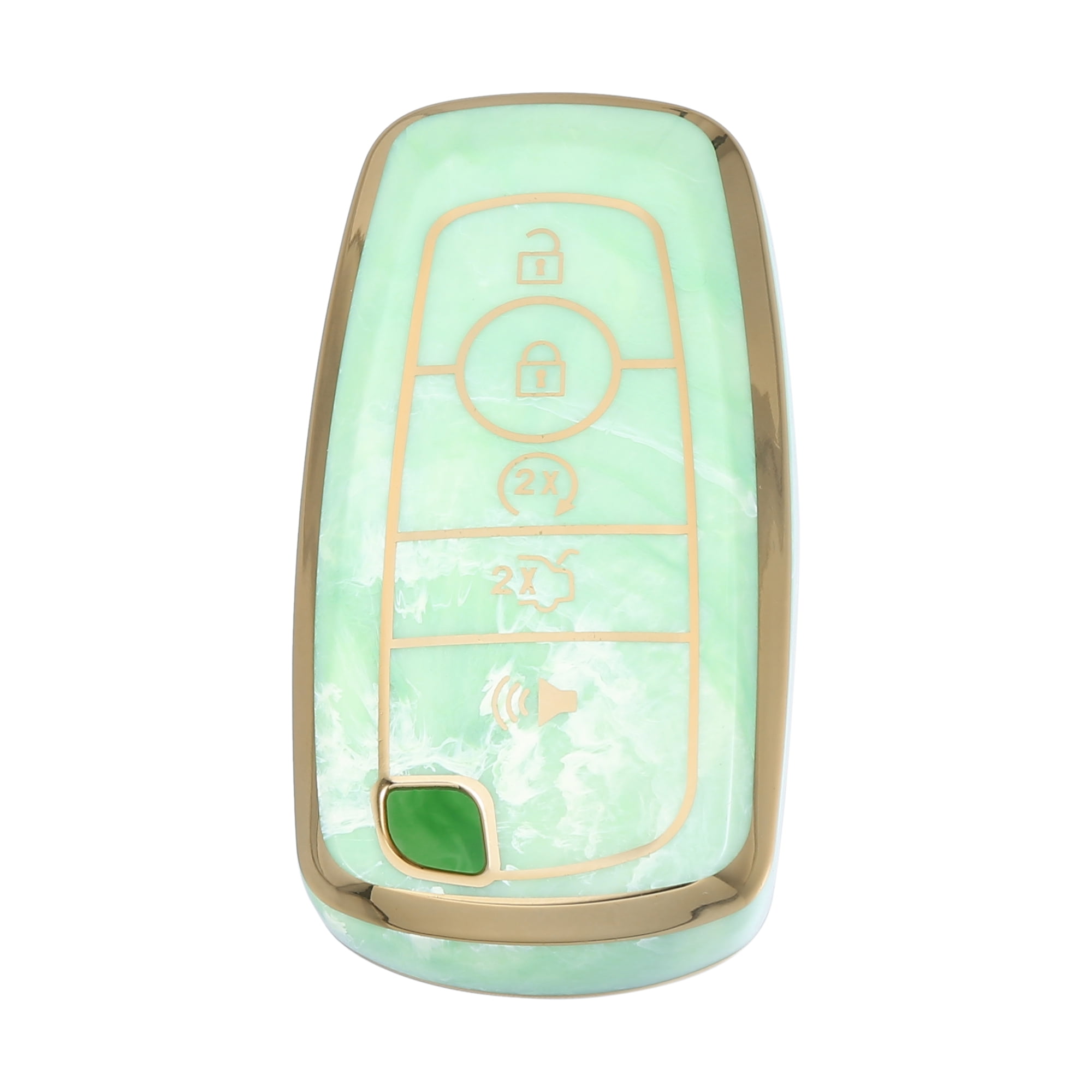 Unique Bargains Key Fob Cover for Ford Smart Key-5 Button TPU Green ...